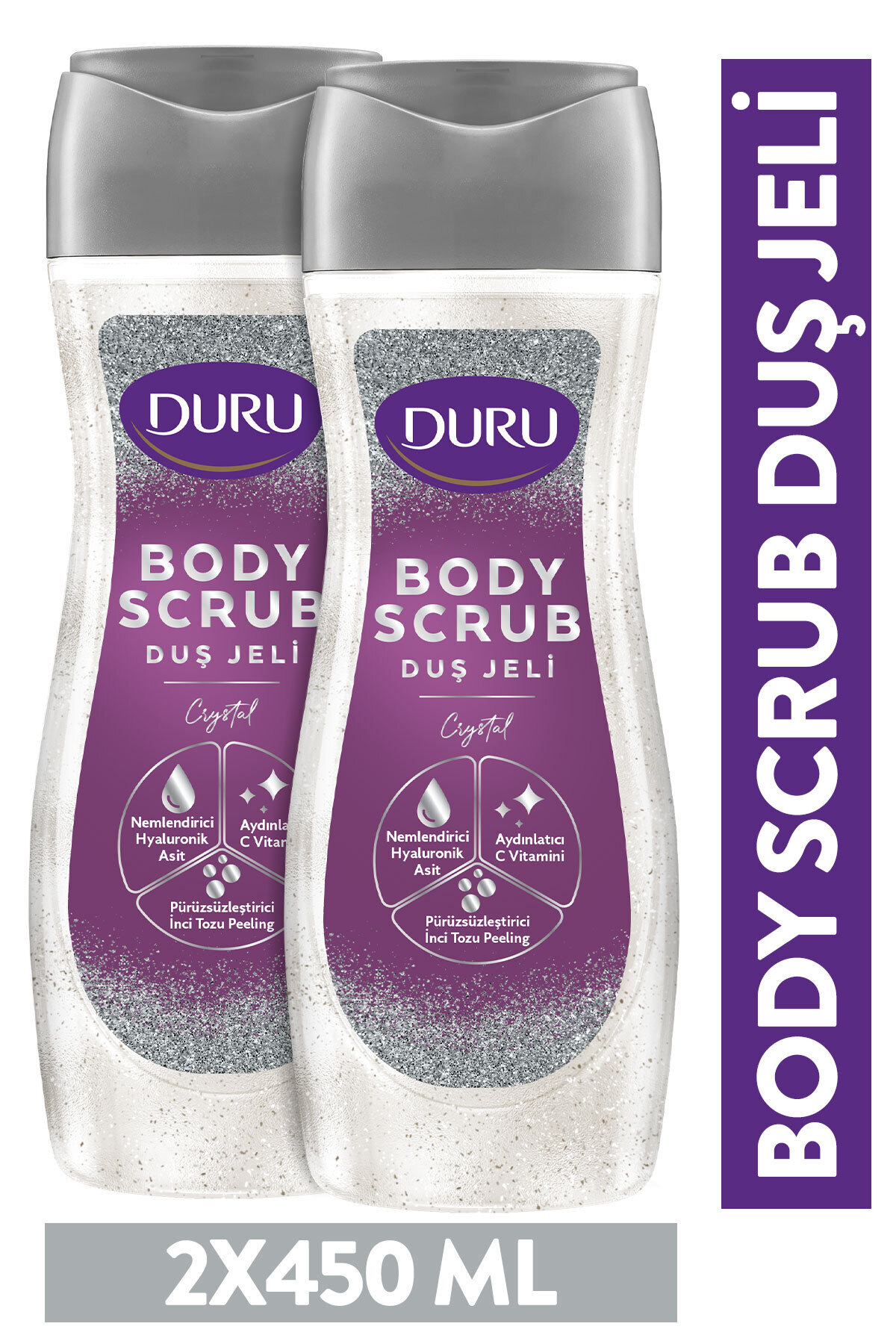 Duru Body Scrub Crystal Duş Jeli 2x450 Ml Fiyatı, Yorumları - Trendyol