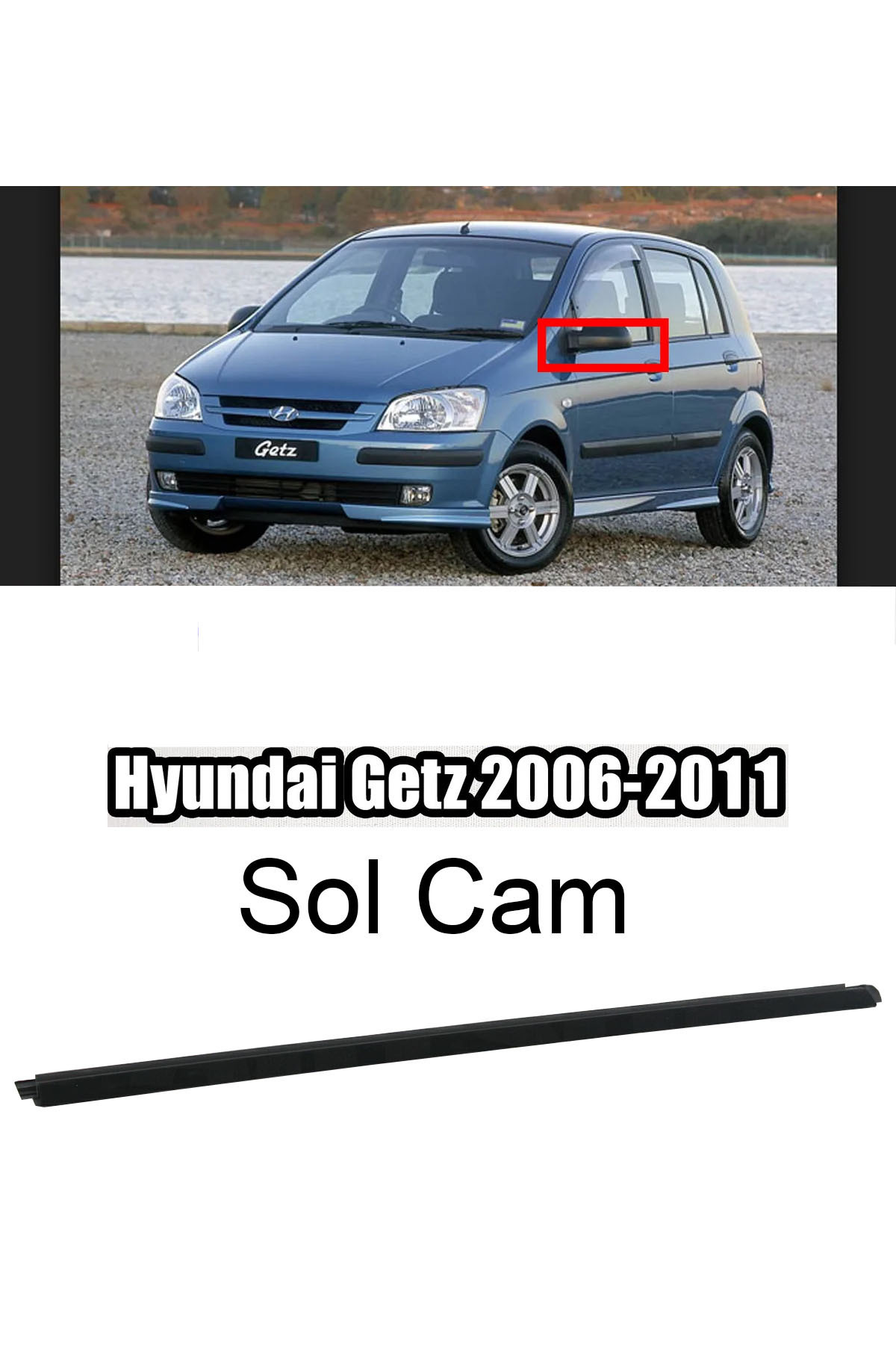 Aktan Oto Market Hyundai Getz Cam Fitil Sıyırıcı Sol Ön 822101C001 ...