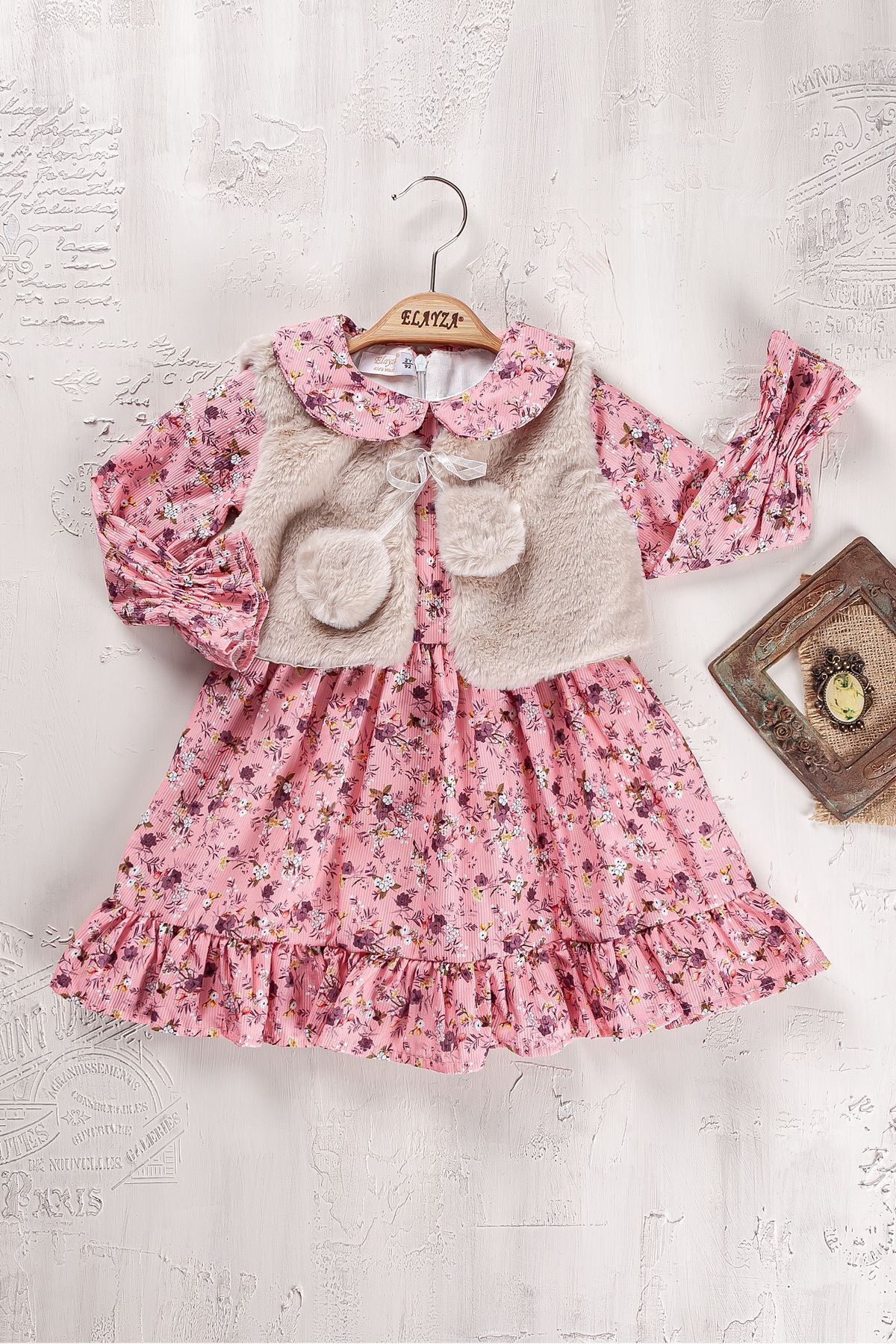 Elayza ÇİÇEK DESENLİ BOLEROLU ELBİSE Fiyatı, Yorumları - Trendyol