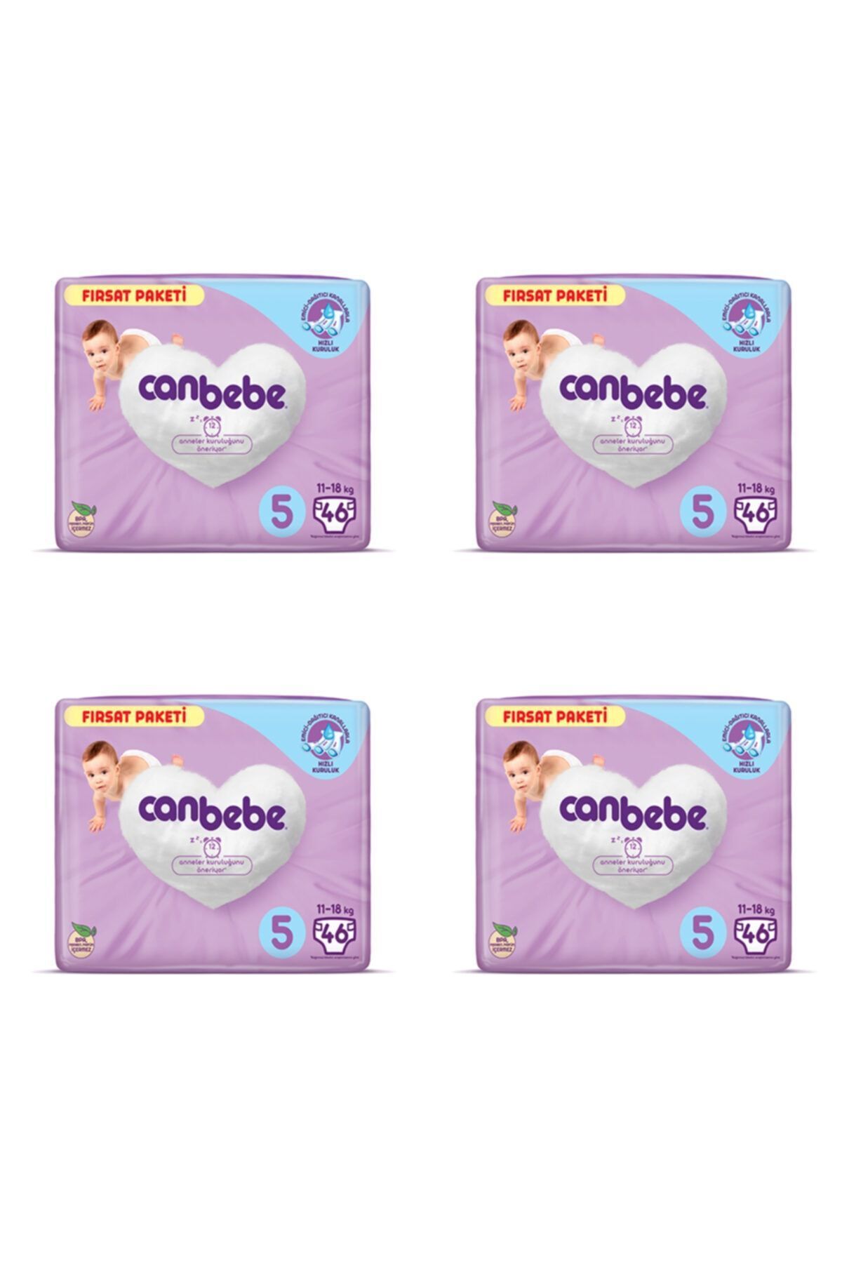 Canbebe 4 Adet Fırsat Paketi 5 Numara - Fiyatı, Yorumları