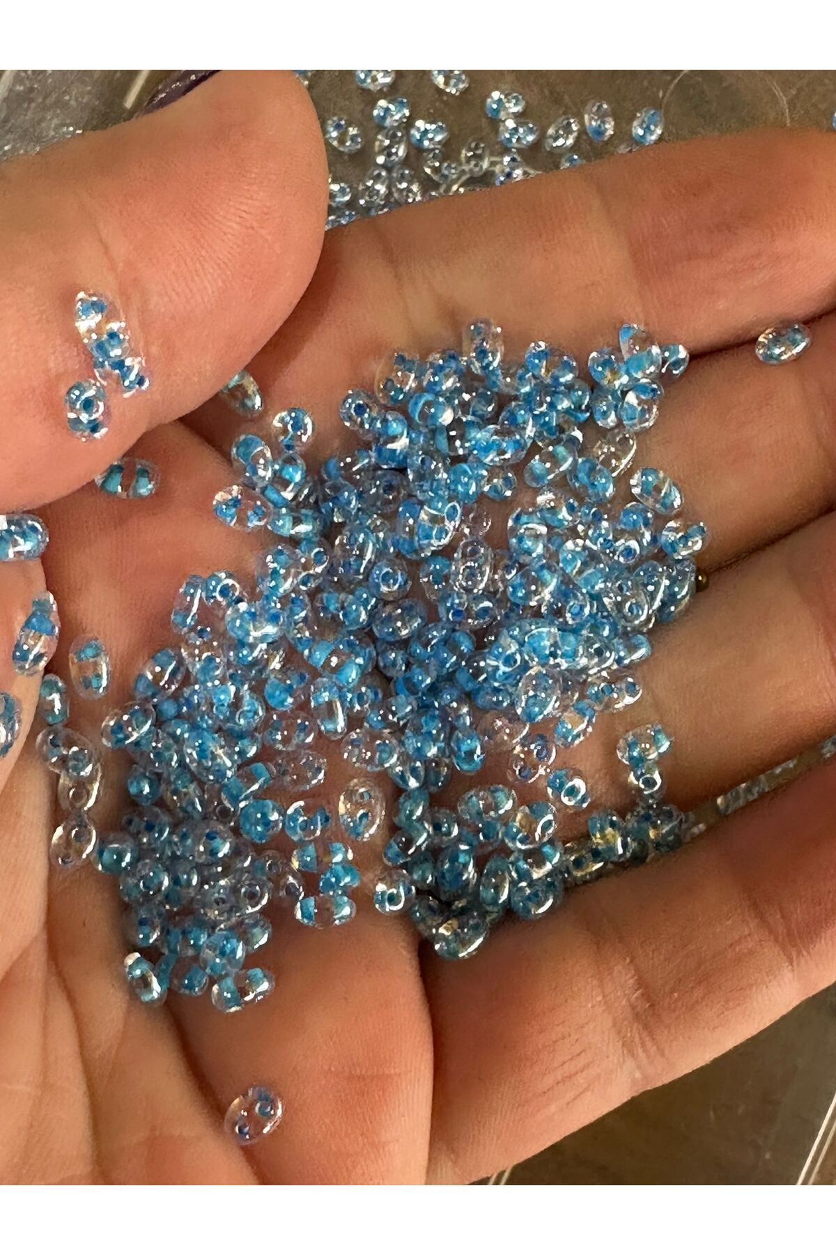 Gönülden Tasarım 4 MM 25 GR ÇİFT DELİKLİ KRİSTAL MAVİ BONCUK Fiyatı ...