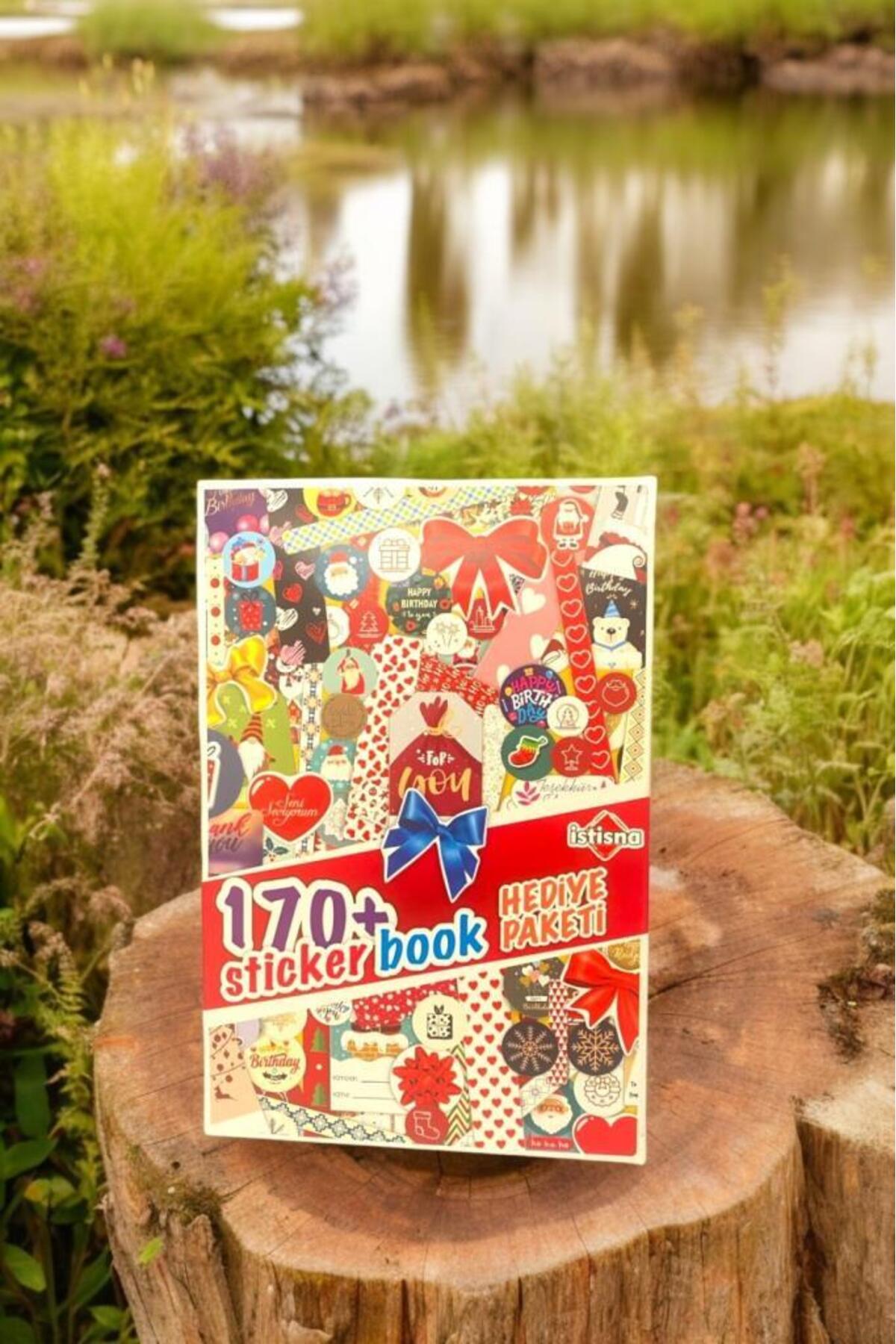 İstisna 17 Sayfa 170+ Hediye Paketi Sticker Book Etiket Kitabı Sticker Defteri A5 Boyut Etiket ...