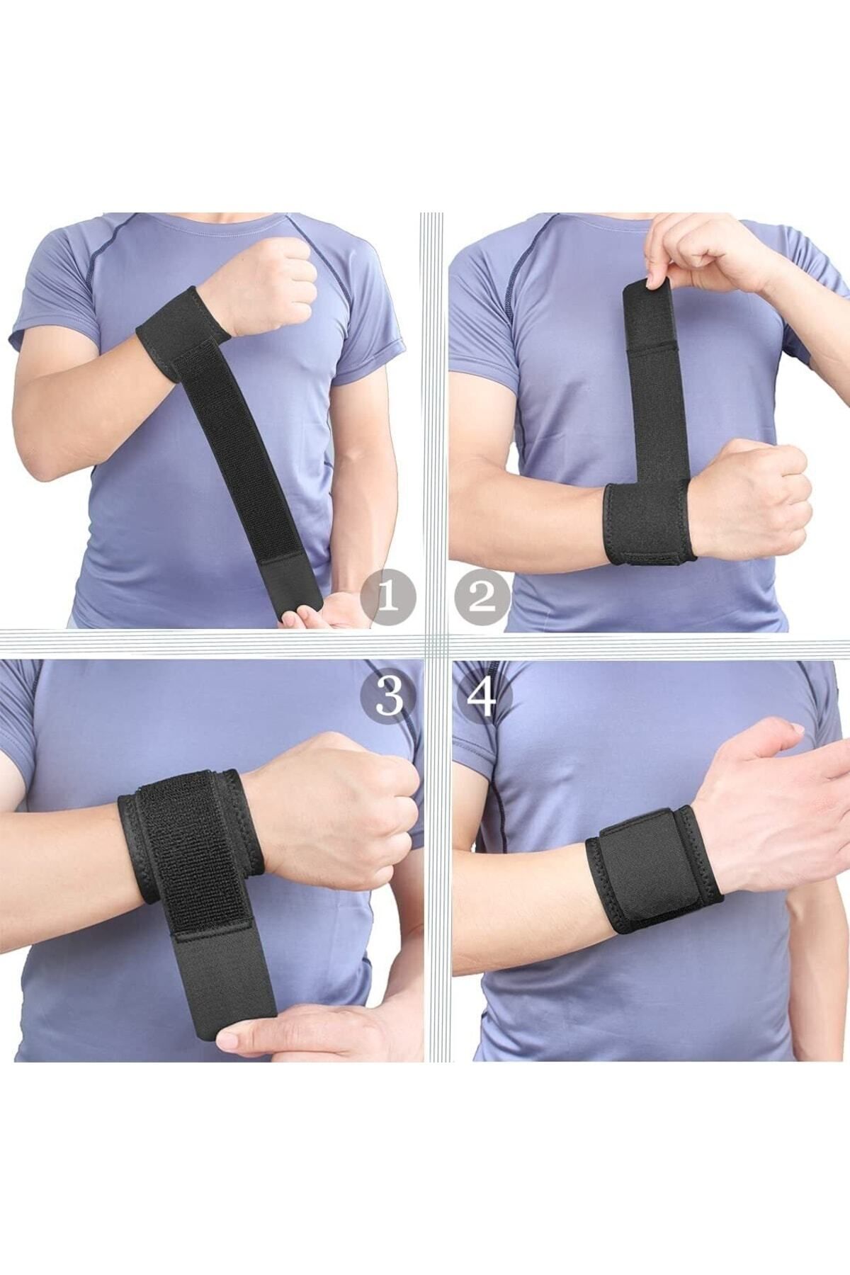 Ankaflex Durastrong Supportive Ayarlanabilir El Spor Bilekliği Bandajı ...