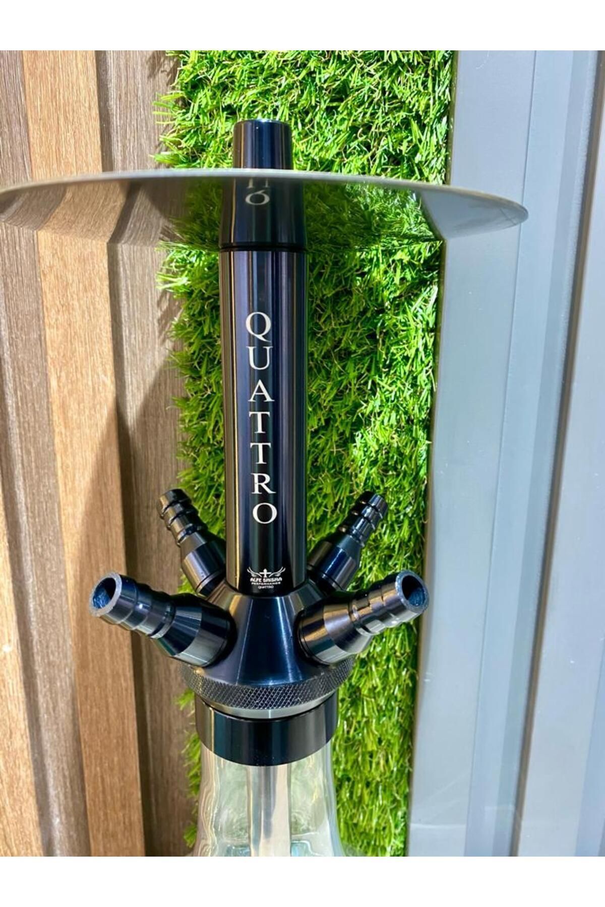 ALFE SHİSHA QUATTRO 4 çıkışlı mini performans çantalı nargile takımı ...