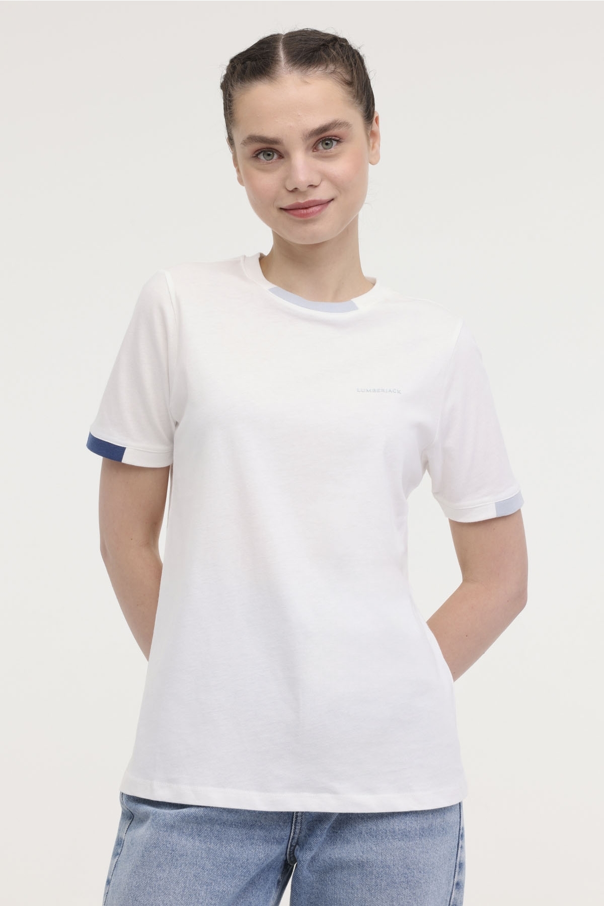 Lumberjack WL ANNABEL-C 11CK1234 4FX Mavi Kadın Kısa Kol T-Shirt Fiyatı, Yorumları - Trendyol