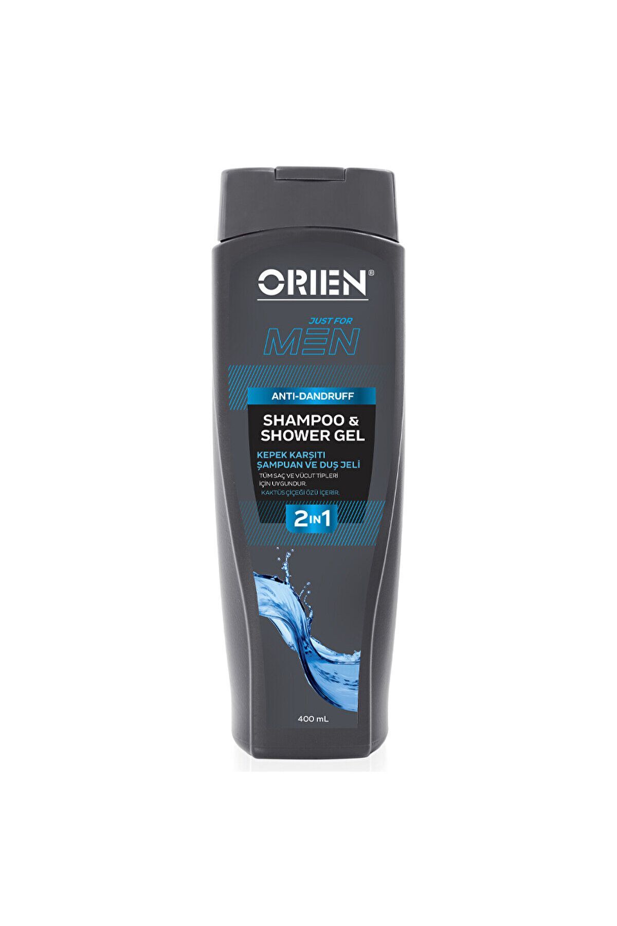 Orien Men 2'si 1 Arada Kepek Karşıtı Şampuan & Duş Jeli 400 ml - Fiyatı ...