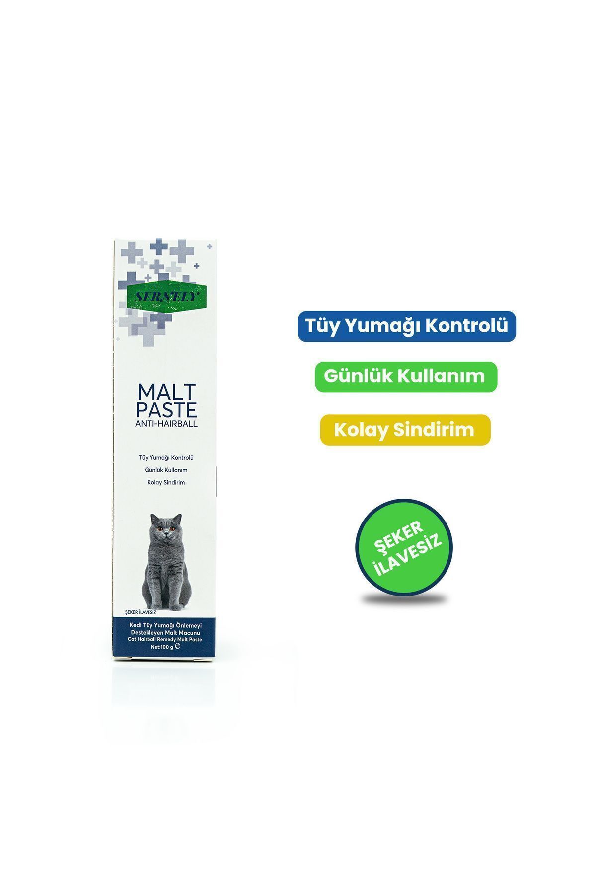 Sernely 3 Adet Anti-Hairball Malt Paste 100gr ( Tüy Yumağı Önleyici ...