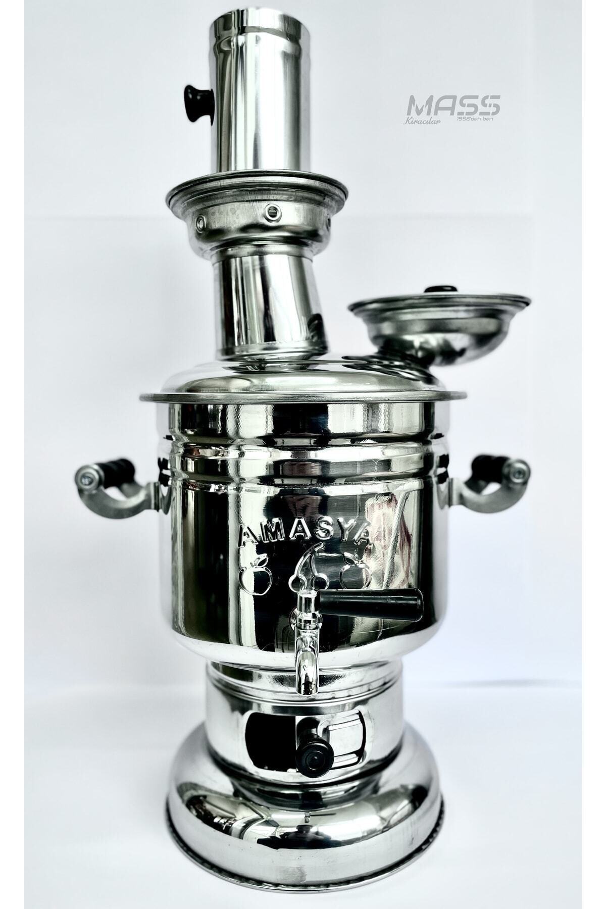 Amasya semaver Krom Çelik Semaver 4,5 Litre - Fiyatı, Yorumları