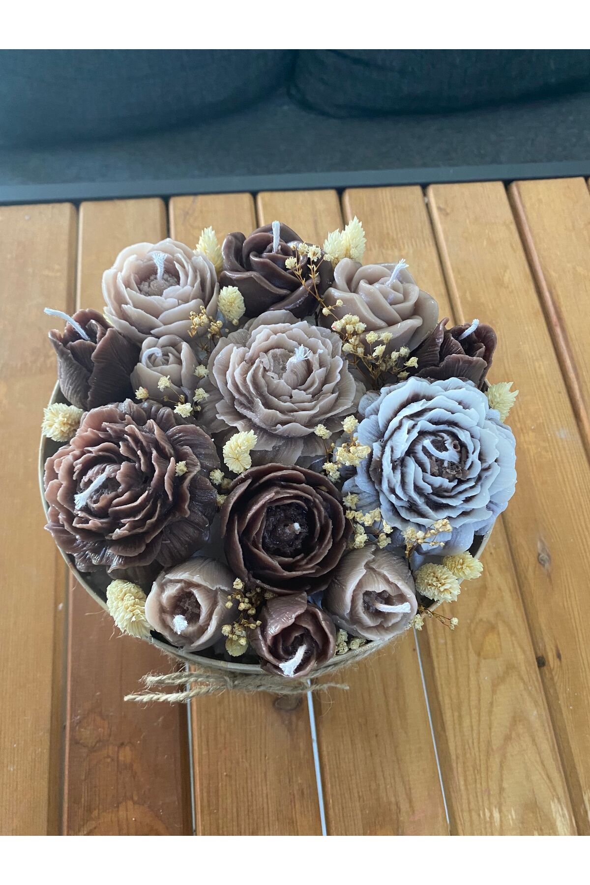 MUM Asrın atölyesi mum çiçek buketiFiyatı, Yorumları - Trendyol