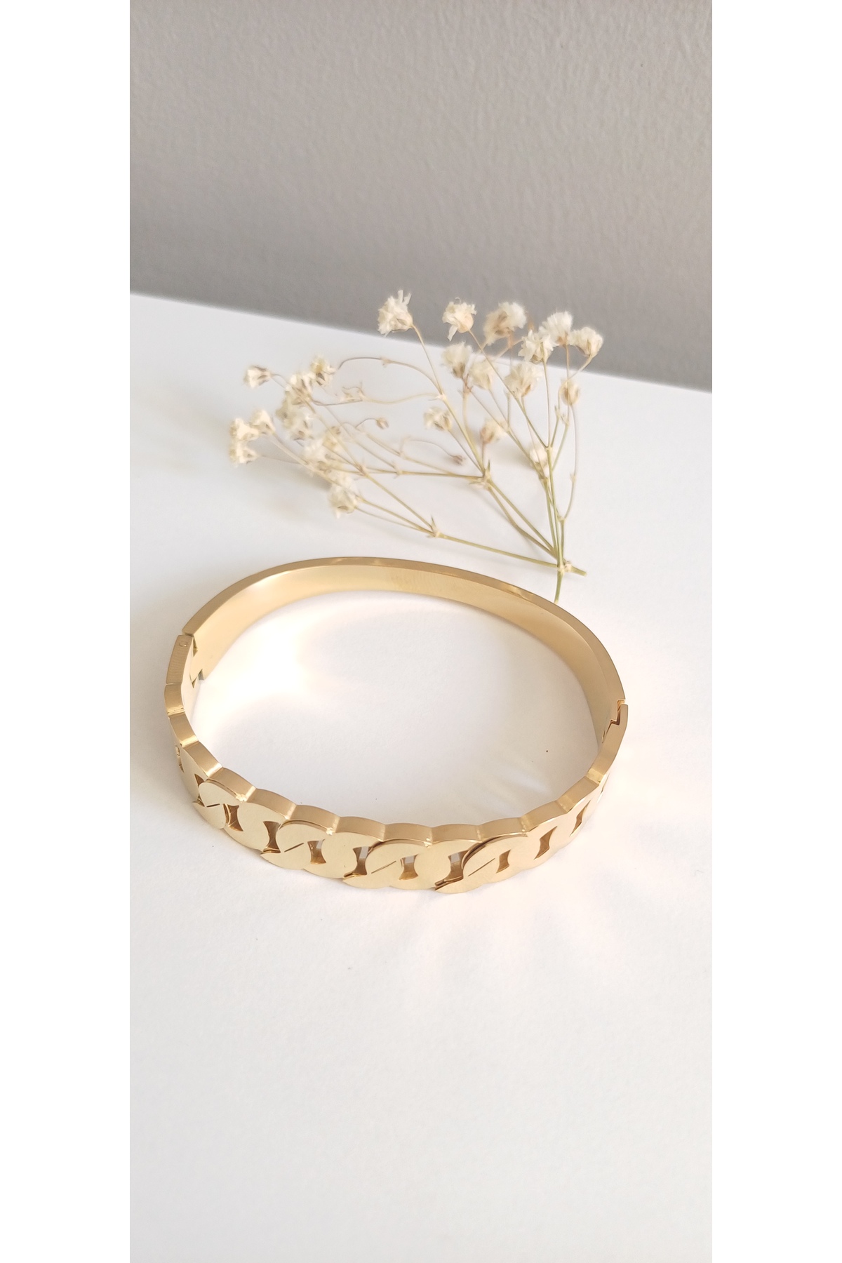 Feride ÇELİK KELEPÇE 316L GOLD ZİGZAG MODEL Fiyatı, Yorumları - Trendyol
