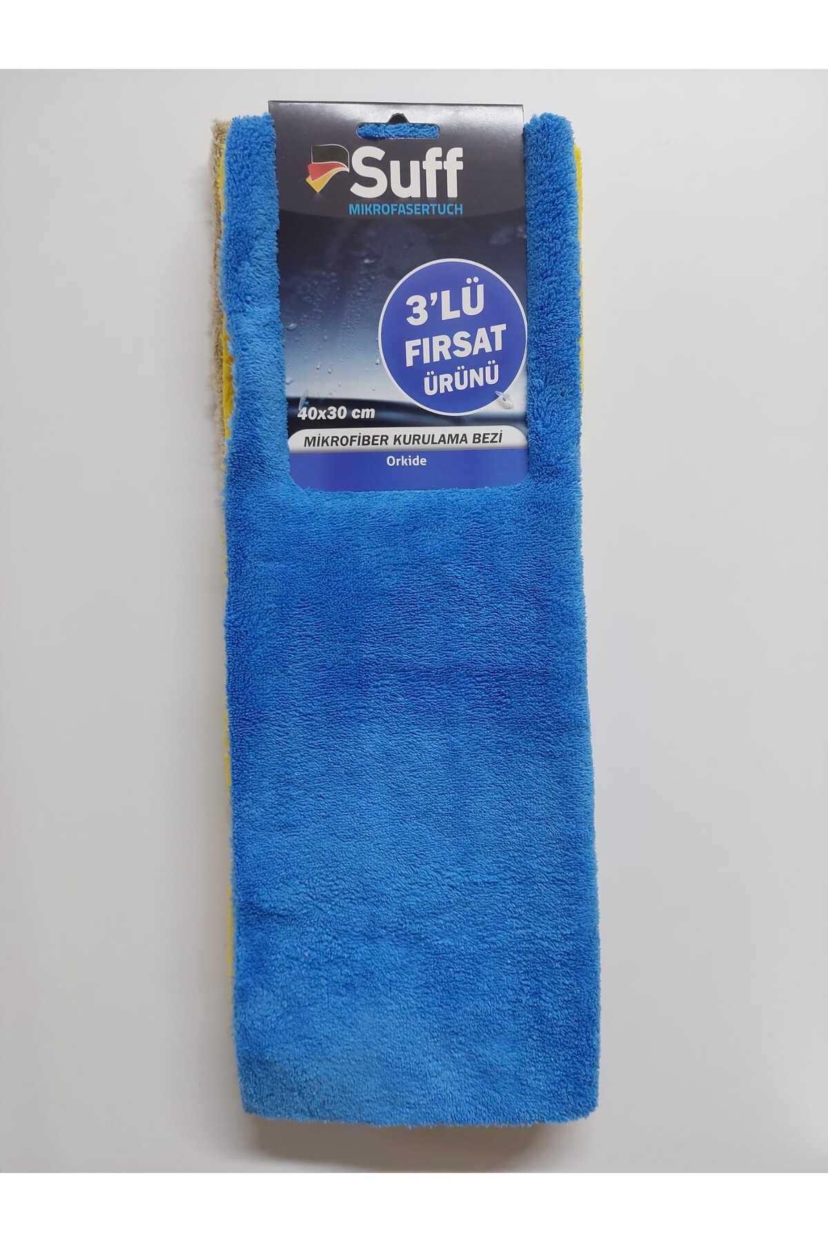 Suff ORKİDE - MİKROFİBER 3'LÜ KURULAMA BEZİ(40 X 30 CM) - Fiyatı, Yorumları