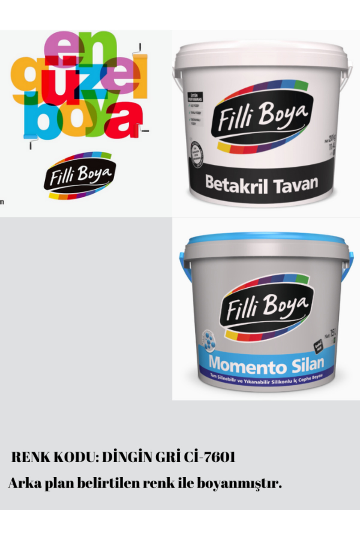 Filli Boya Momento Silan Silinebilir 15Lt-20Kg-Filli Boya Yüksek Örtücü ...