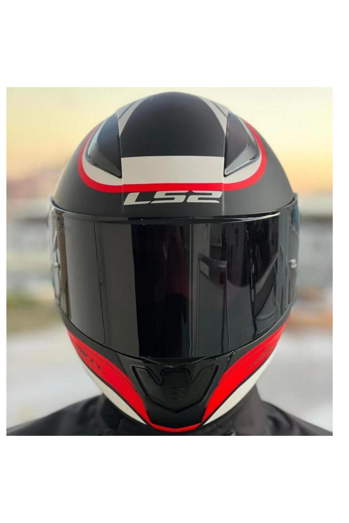 LS2 Rapid Deeper Race Full Face Motosiklet Kaskı Yarış Spoiler Şeffaf ...