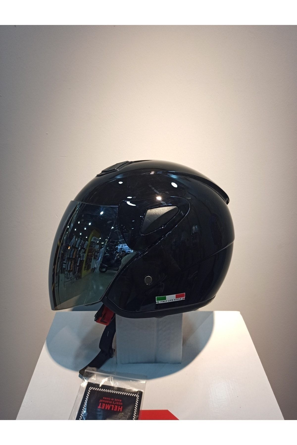 Sway Sw 700 Parlak Siyah Yarım Kask - Fiyatı, Yorumları