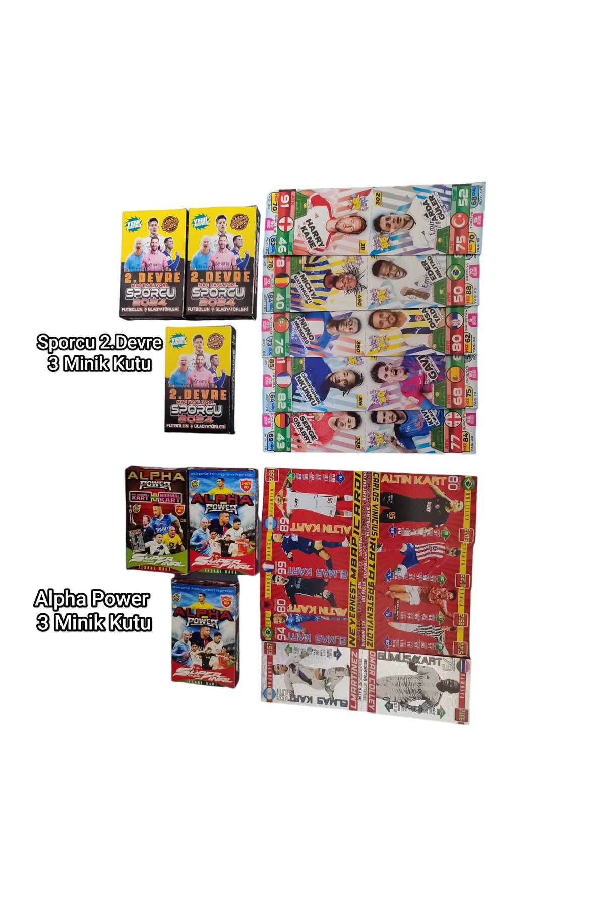 EmrahGültekin Futbolcu Kartları (Sporcu 2. Devre 3 Minik Kutu - Alpha ...