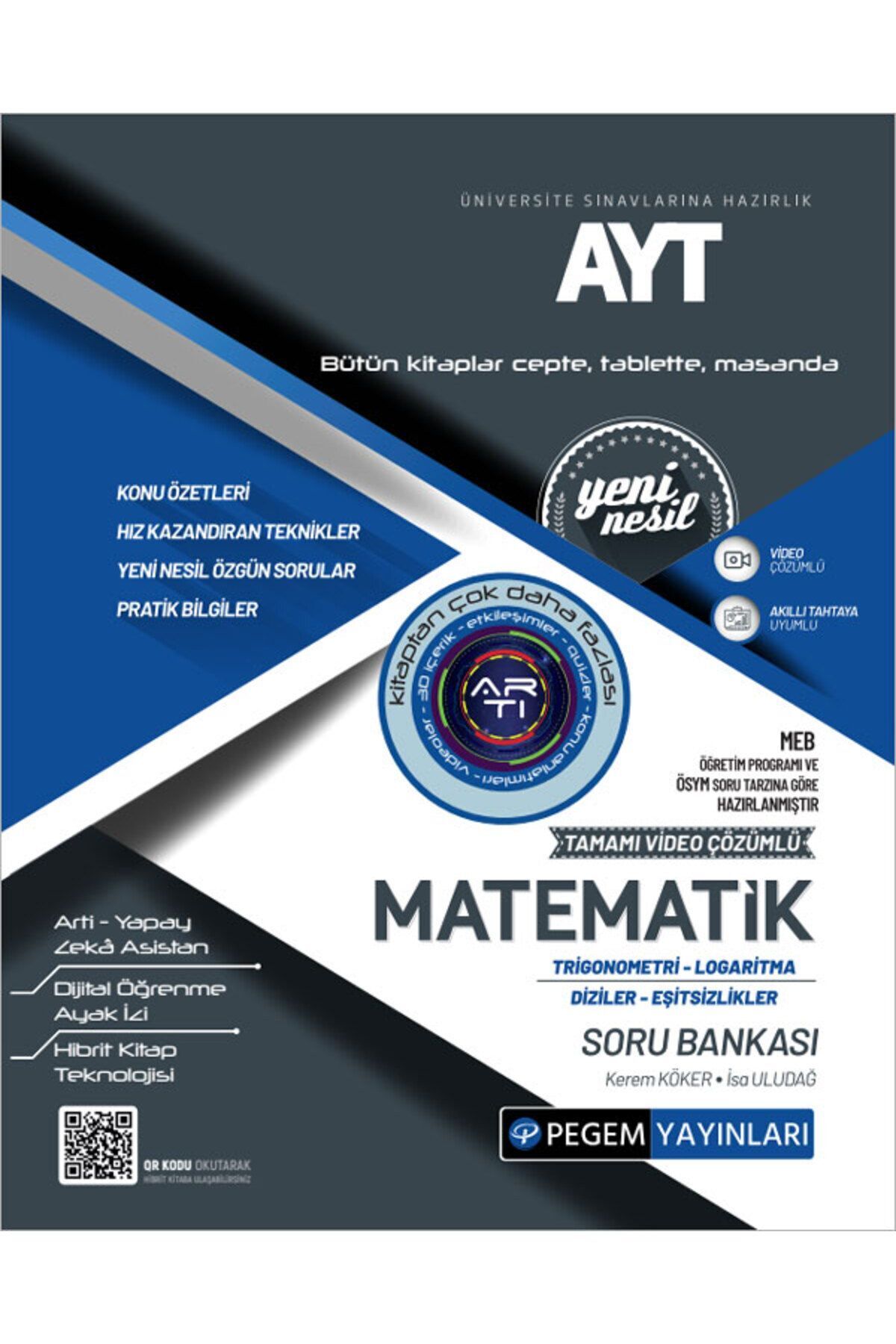 Pegem Akademi Yayıncılık Pegem Güncel AYT Matematik Trigonometri-Logaritma-Diziler-Eşitsizlikler ...