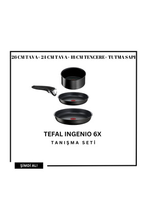 Tefal 6X Tava Seti 🍳 Dayanıklılık ve Lezzet İçin İdeal!