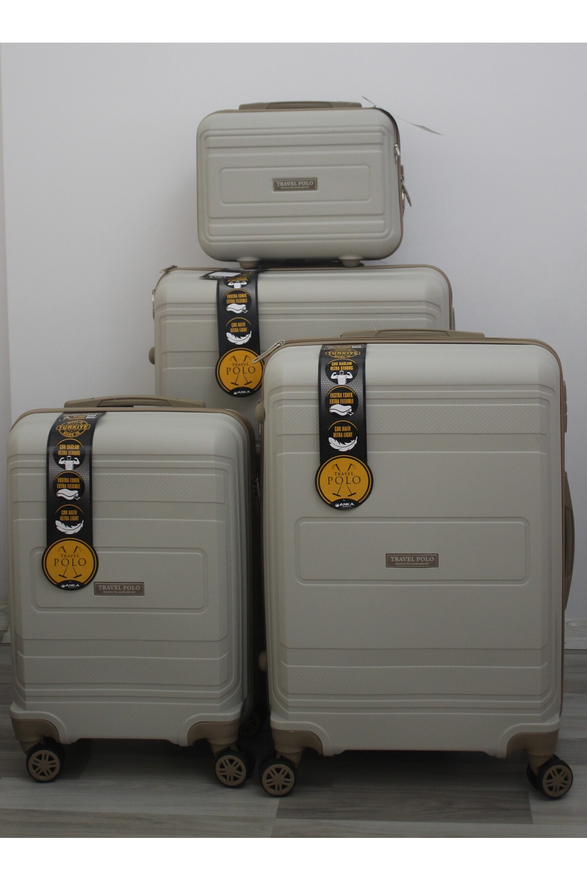 honeysuitcase 4'lü Valiz Seti Polipropilen Valiz Büyük - Orta - Kabin ...