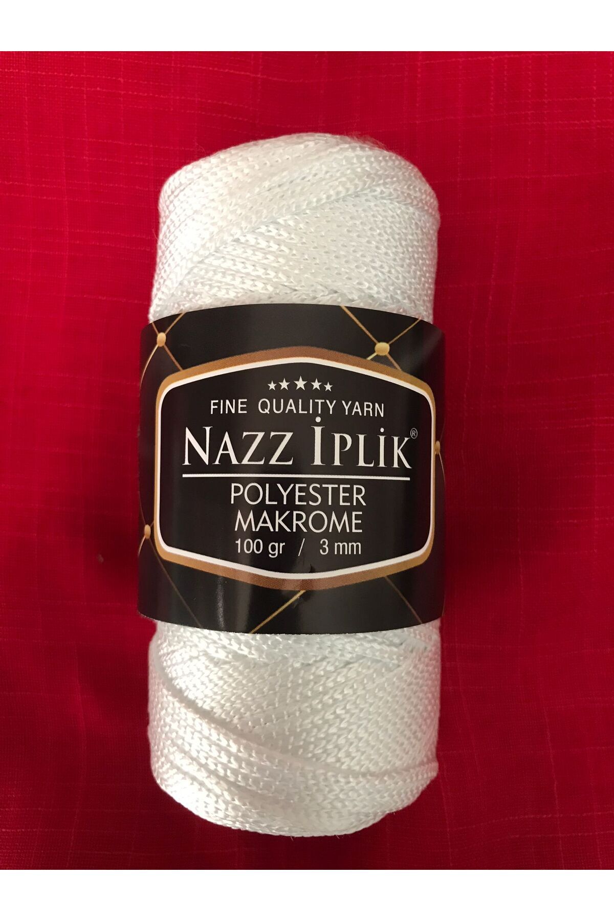 Nazz İPLİK POLYESTER MAKROME İPİ BEYAZ 100 GRAM/3MM 1 ADET - Fiyatı ...