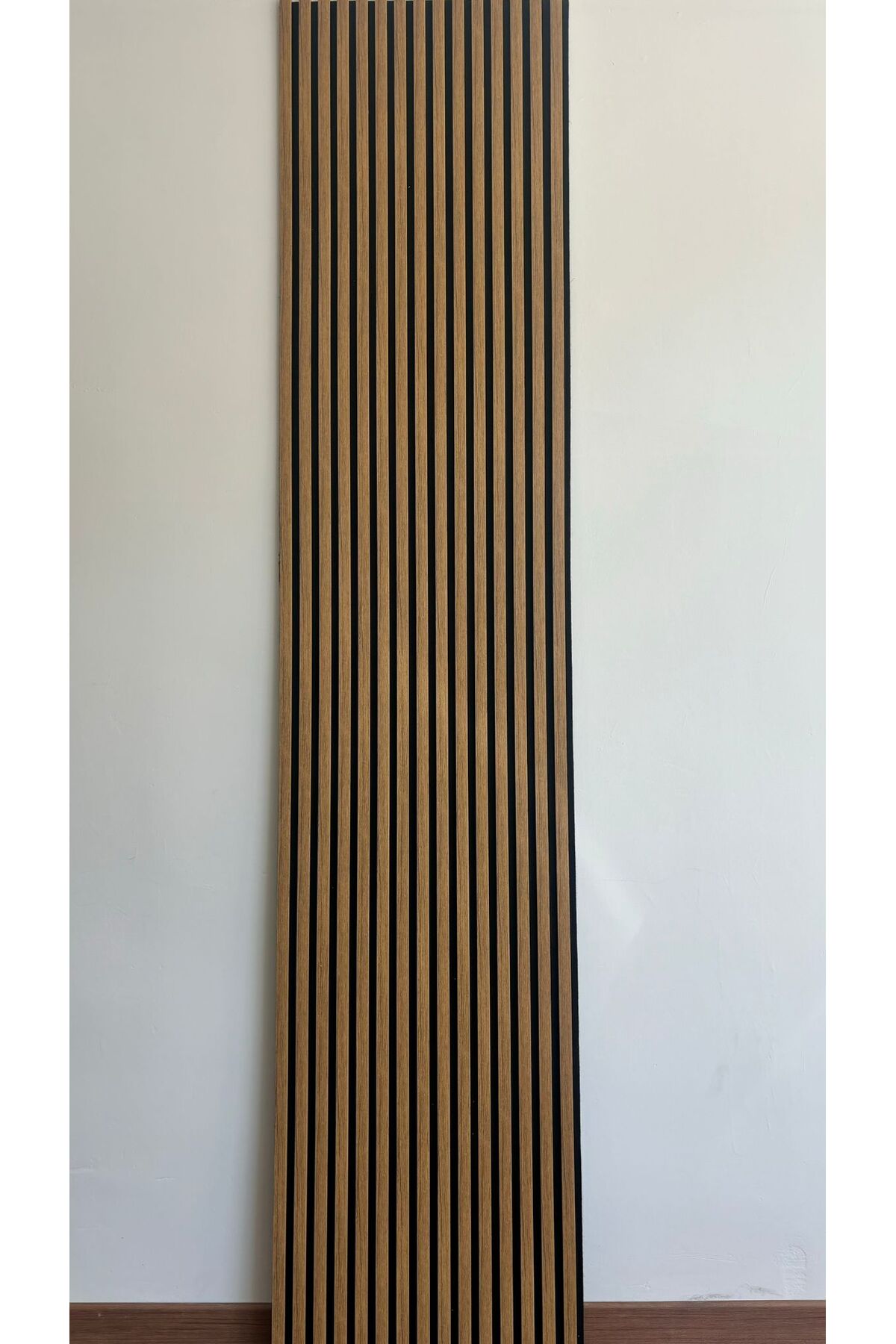Şahan Art Deco Akustik Duvar Paneli / 60x280 / Teak / 5 Mm Keçe / 9 Mm ...