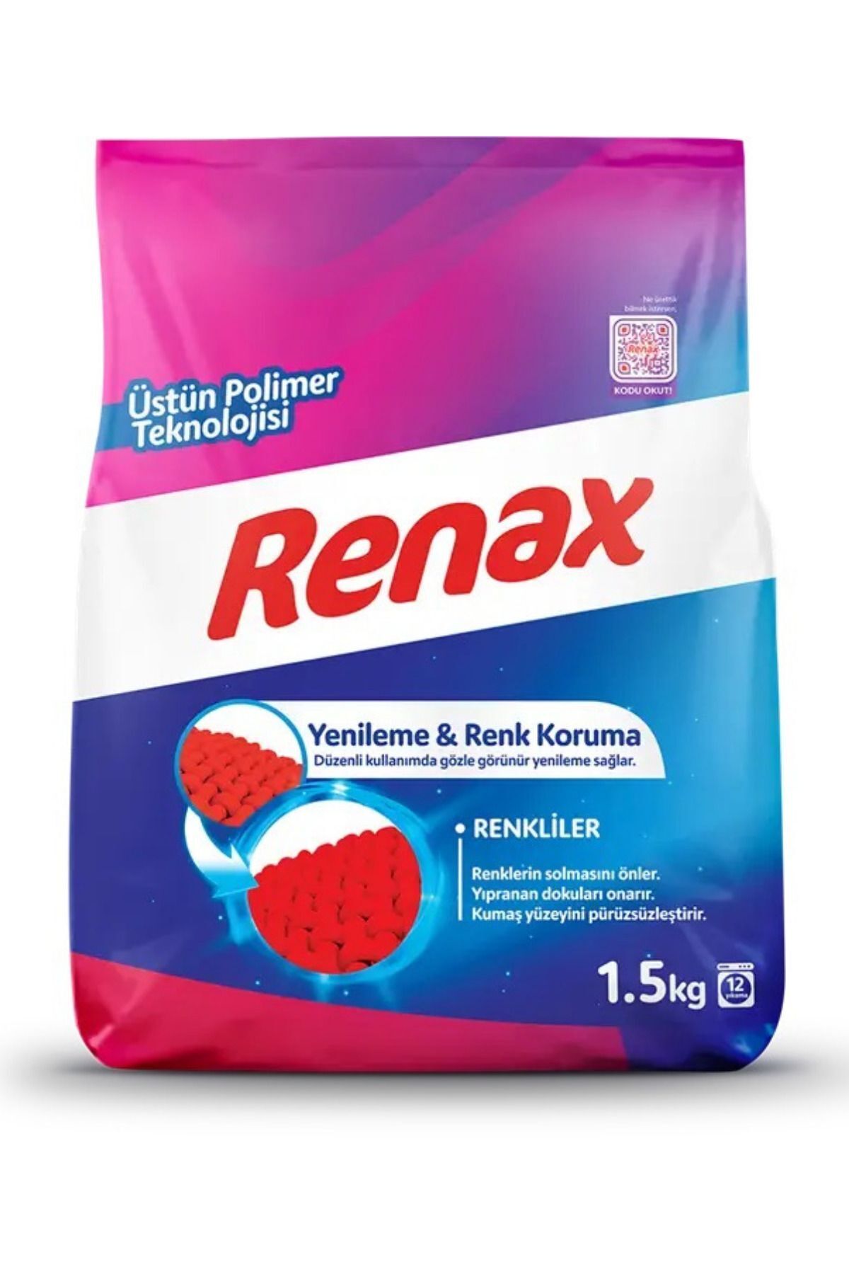 RENAX Çamaşır Makinesi Deterjanı Renkliler 1,5 Kg Fiyatı, Yorumları ...