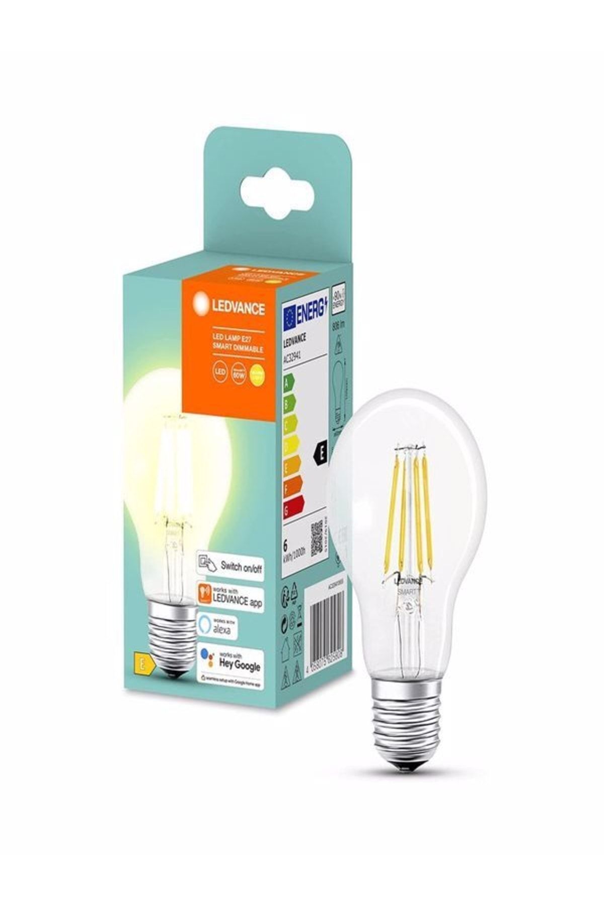 Ledvance Bluetooth Smart + Classıc A60 6w/827 Led Ampul + Akıllı ...