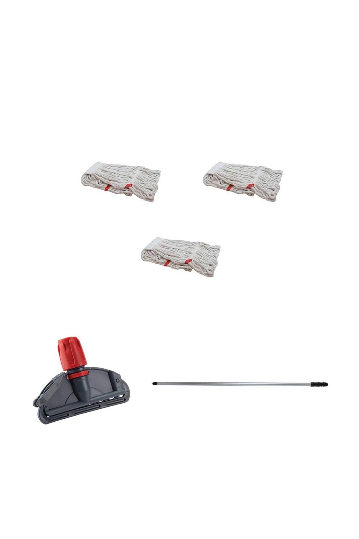 sska Dar Yedek Islak Mop Takımı - 3 Adet Beyaz 350 Gr. 17 Cm. Islak Mop ...