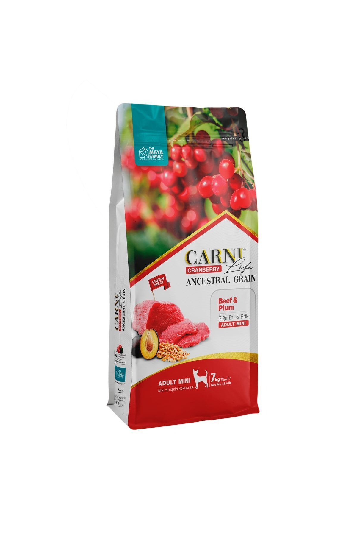 CARNİ LİFE Carni Dog Adult Mini Sıgır/erikli Köpek Maması 7 Kg Fiyatı ...