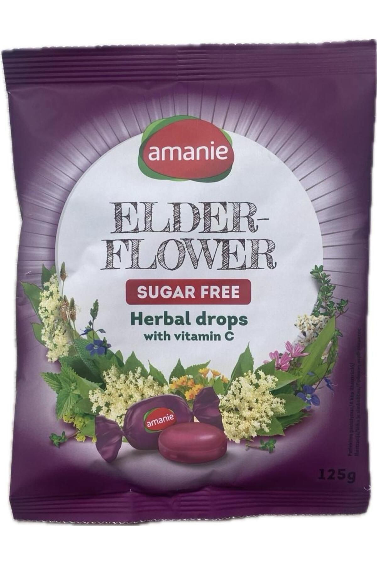 Amanie Elder Flower, Çeşitli Bitkili, Şekersiz Vitamin C Takviyeli ...
