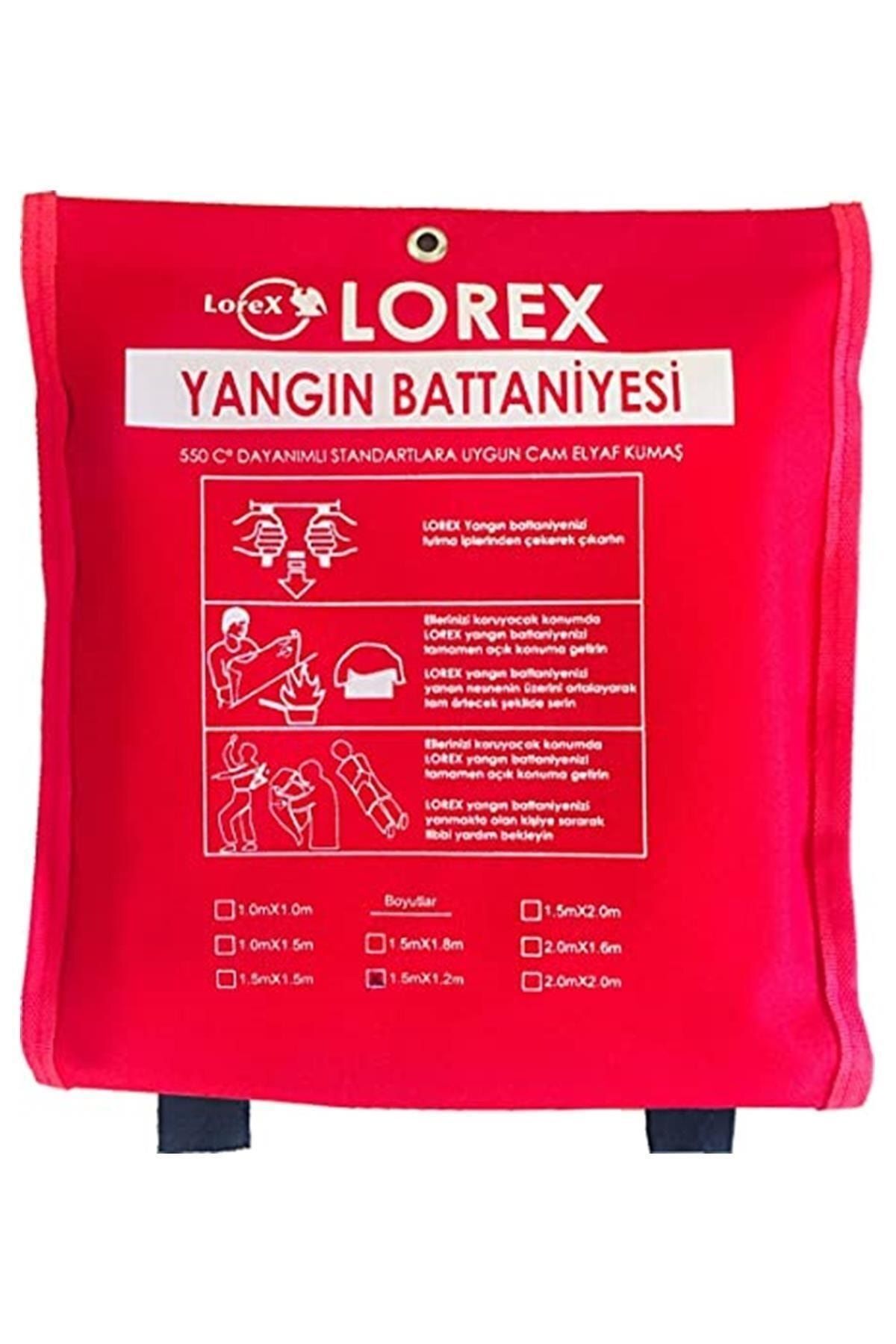 Genel Markalar Lorex Lr-fb1512c Yangın Battaniyesi - 150cm X 120cm ...