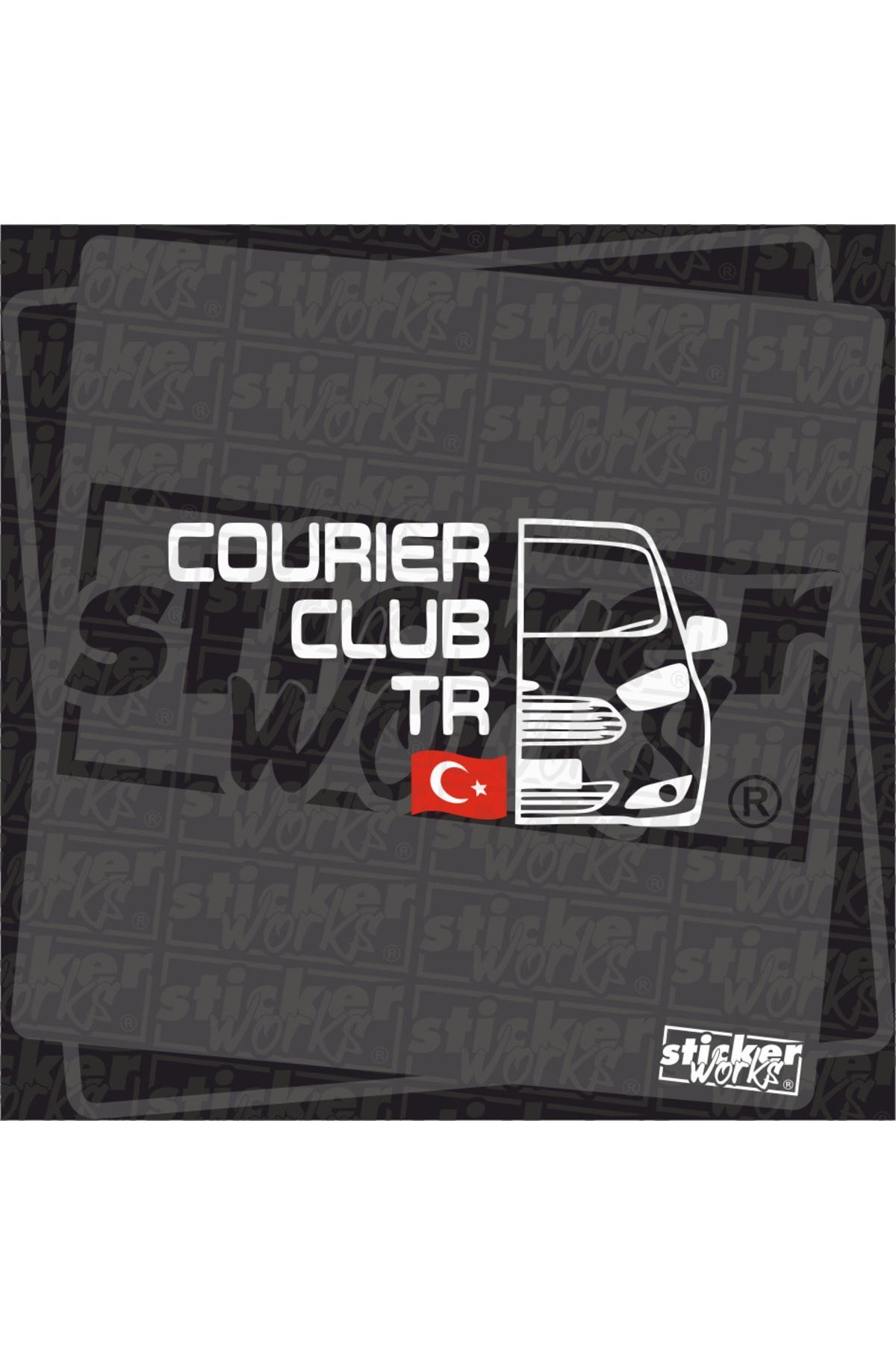 Sticker Works Courier Club Tr Grup Sticker - Fiyatı, Yorumları