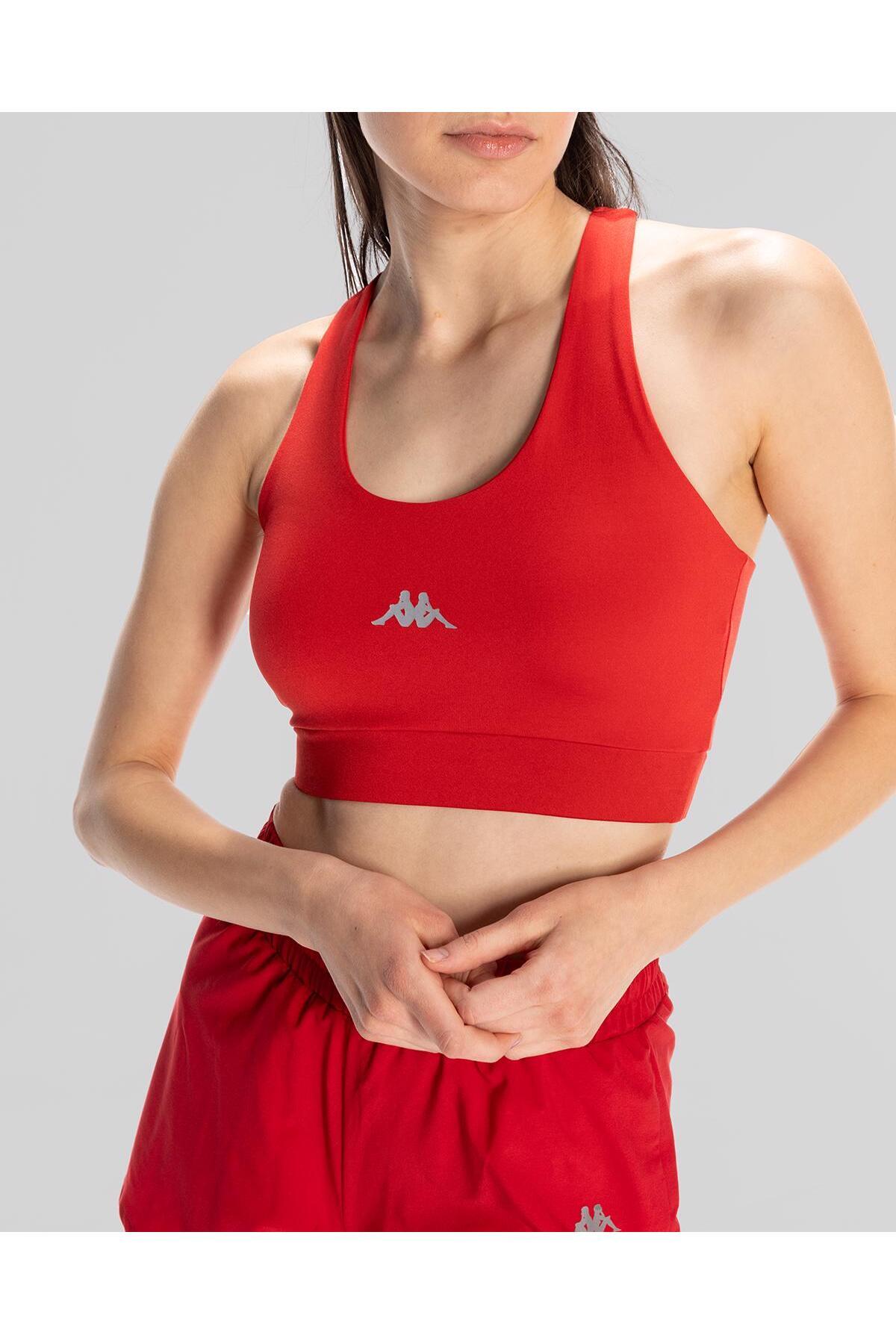Kappa Survivor Woman Bra Kadın Kırmızı Regular Fit Sporcu SütyeniFiyatı ...