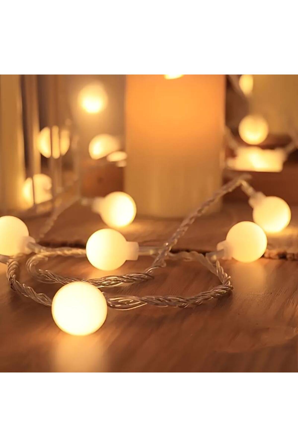 SD WORKS LED Ball String Lights 5 Metre LED Toplar Serisi Aydınlatma ...