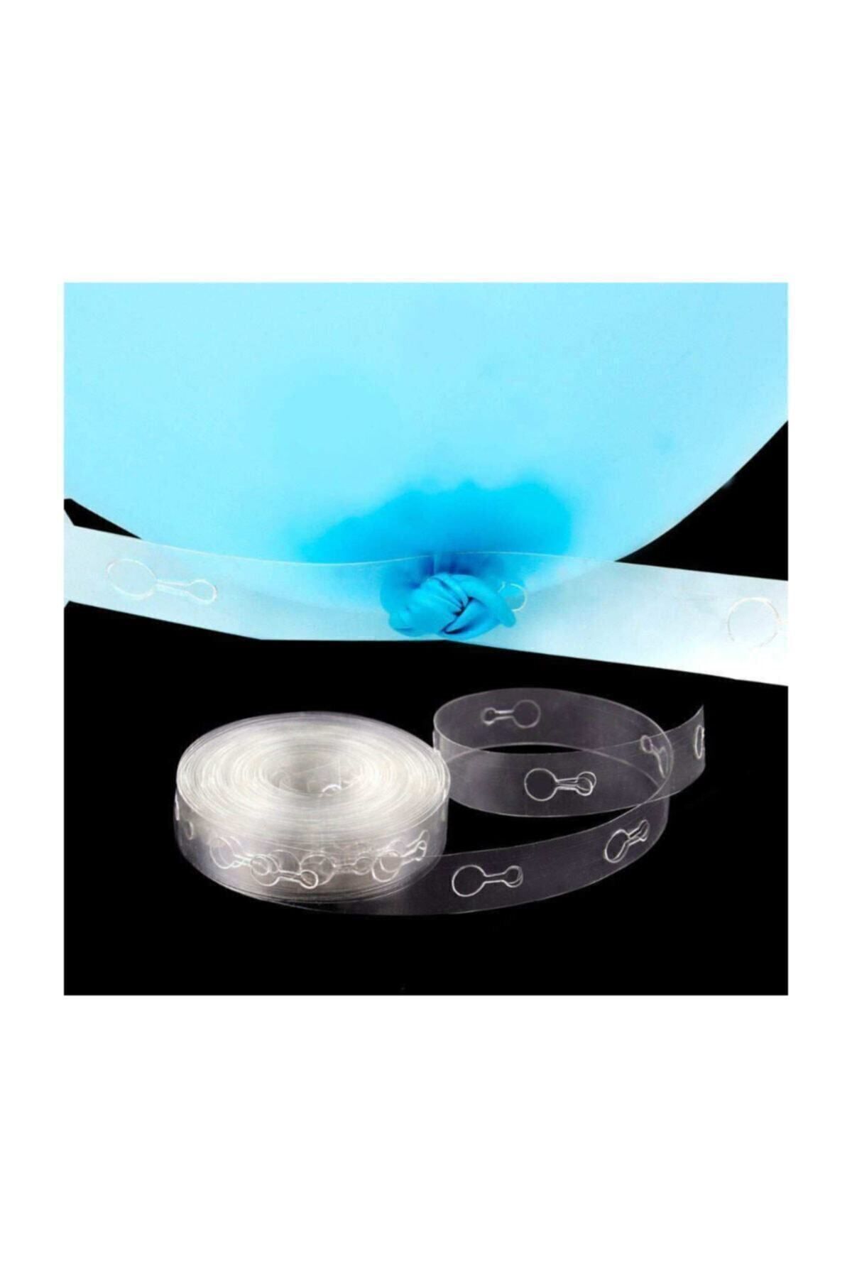 BalonEvi 50 Pieces A.blue-white-silver Metallic Balloon 5 mt Balloon ...