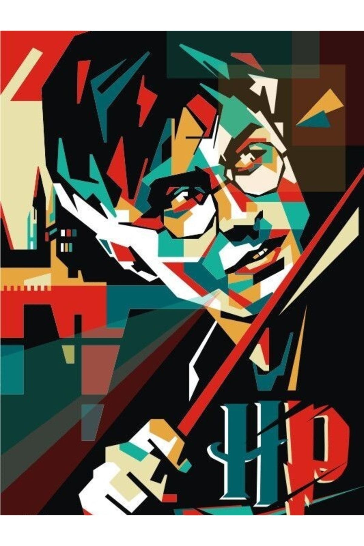 Gulcerenhobi Sayılarla Boyama Tuval Seti 30x40 Harry Potter (numaralı ...