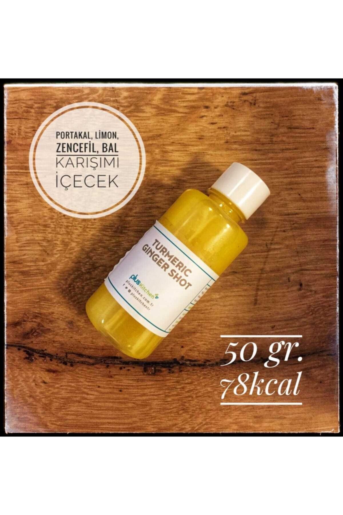 Pluskitchen 10'lu set - Ginger Shot - Portakal, Limon, Zencefil, Bal ...