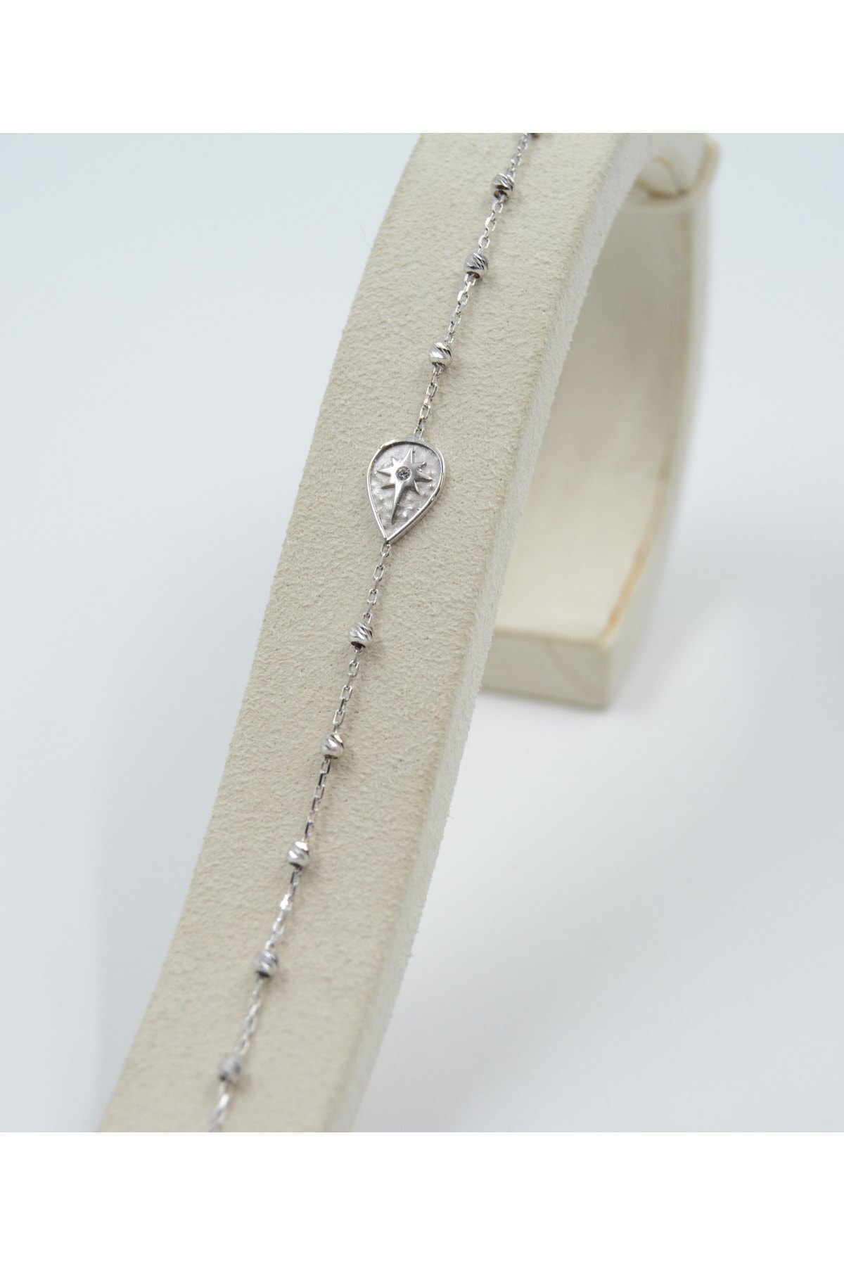 Swarovski Kadın Damla Desenli Zirkon Taşlı 925 Ayar Gümüş Bileklik ...