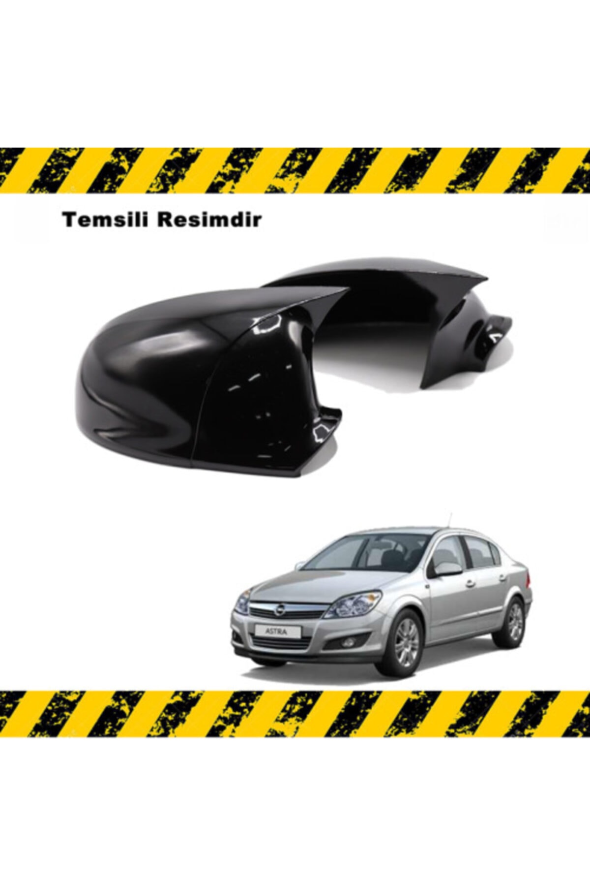 Point Opel Astra H Ayna Kapağı Sedan 2010-2017 Arası Siyah Batman ...