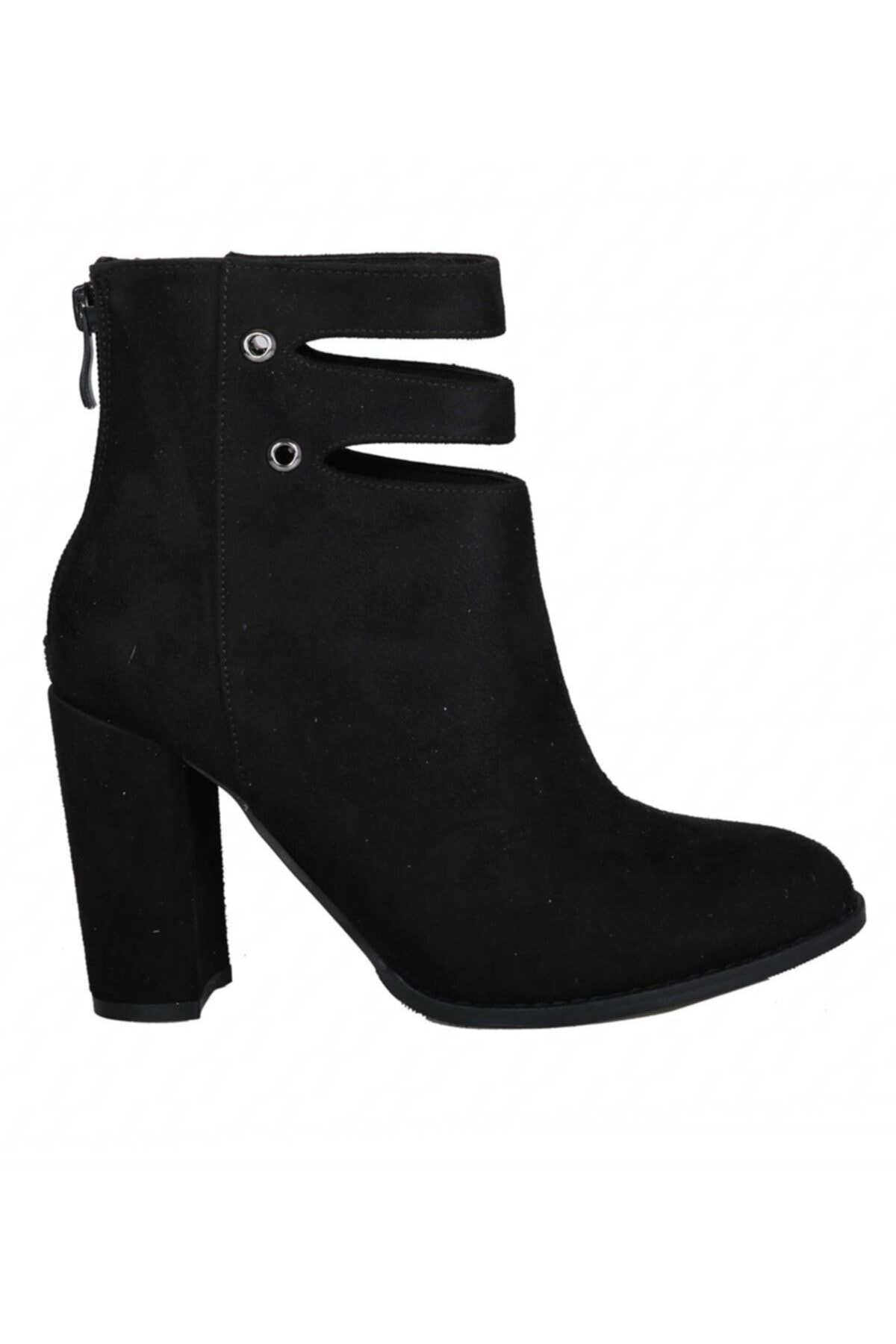 PUNTO Kadın Siyah Süet Bot 419006 PUNTO Kadın Siyah Süet Bot 419006
