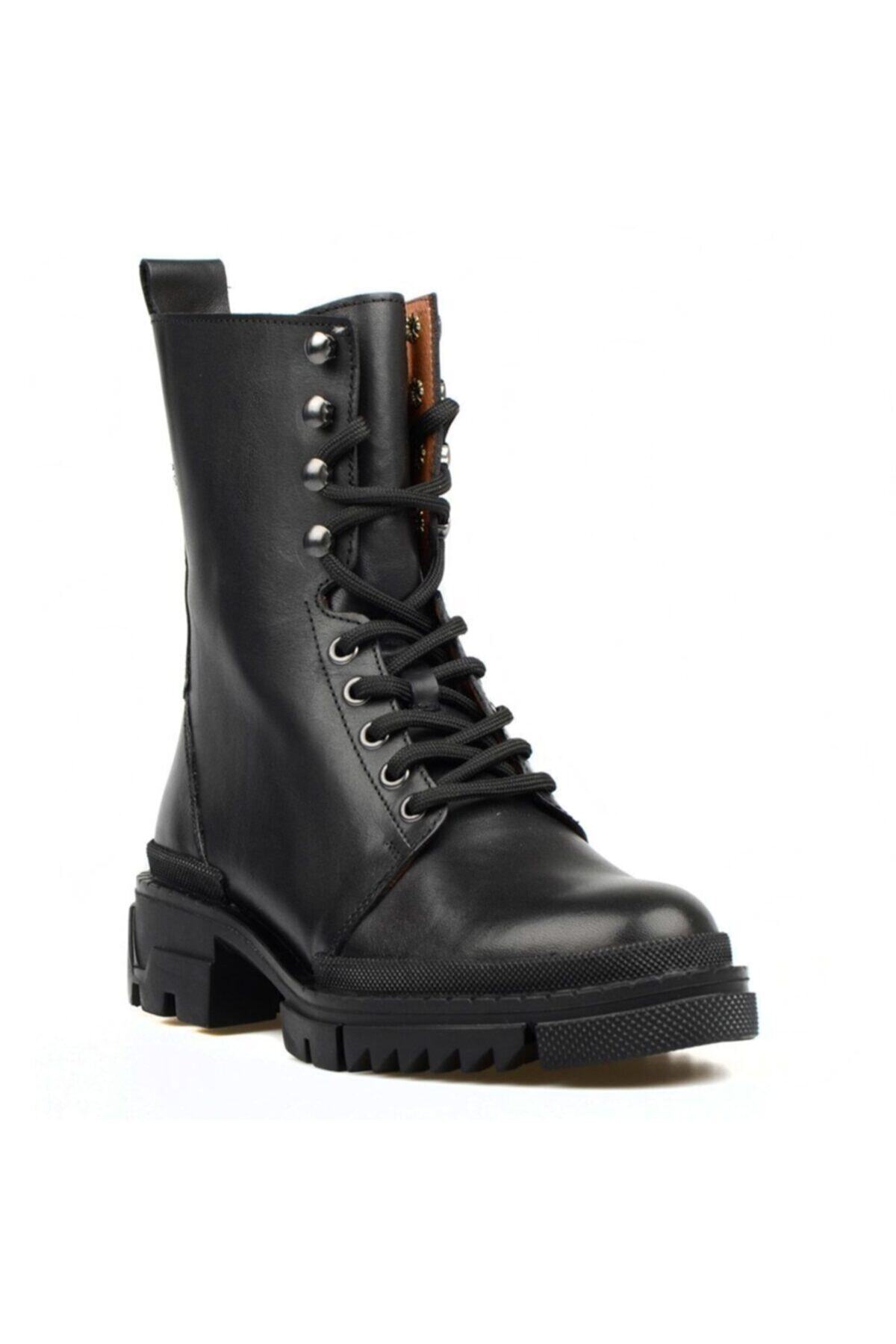 FootCourt Hakiki Deri Siyah Kadın Bot & Bootie FootCourt Hakiki Deri Siyah Kadın Bot & Bootie