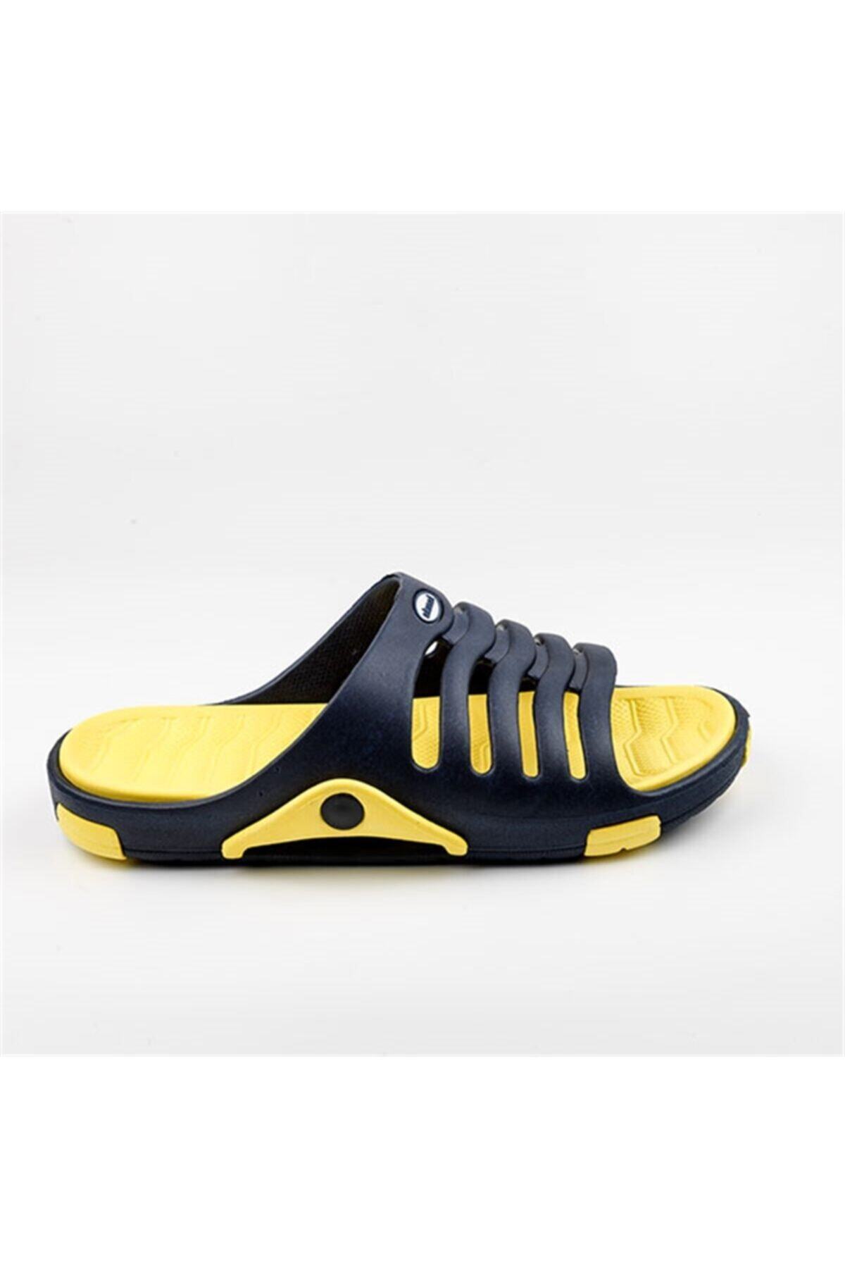 Akınal Bella Lacivert Sarı Erkek Terlik Akınal Bella Lacivert Sarı Erkek Terlik