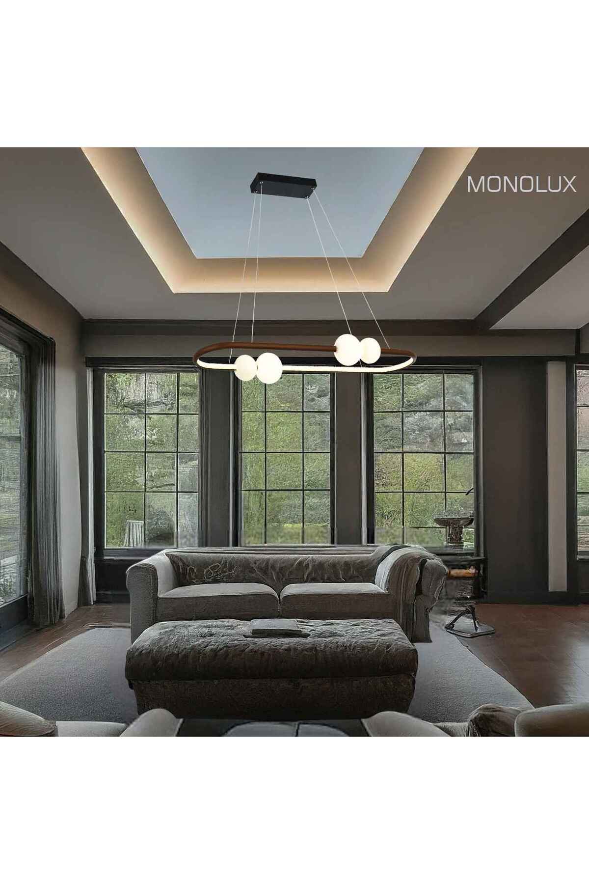 Monolux 105*25cm Led Sarkıt Avize Işık:6500K Soğuk Beyaz Fiyatı ...