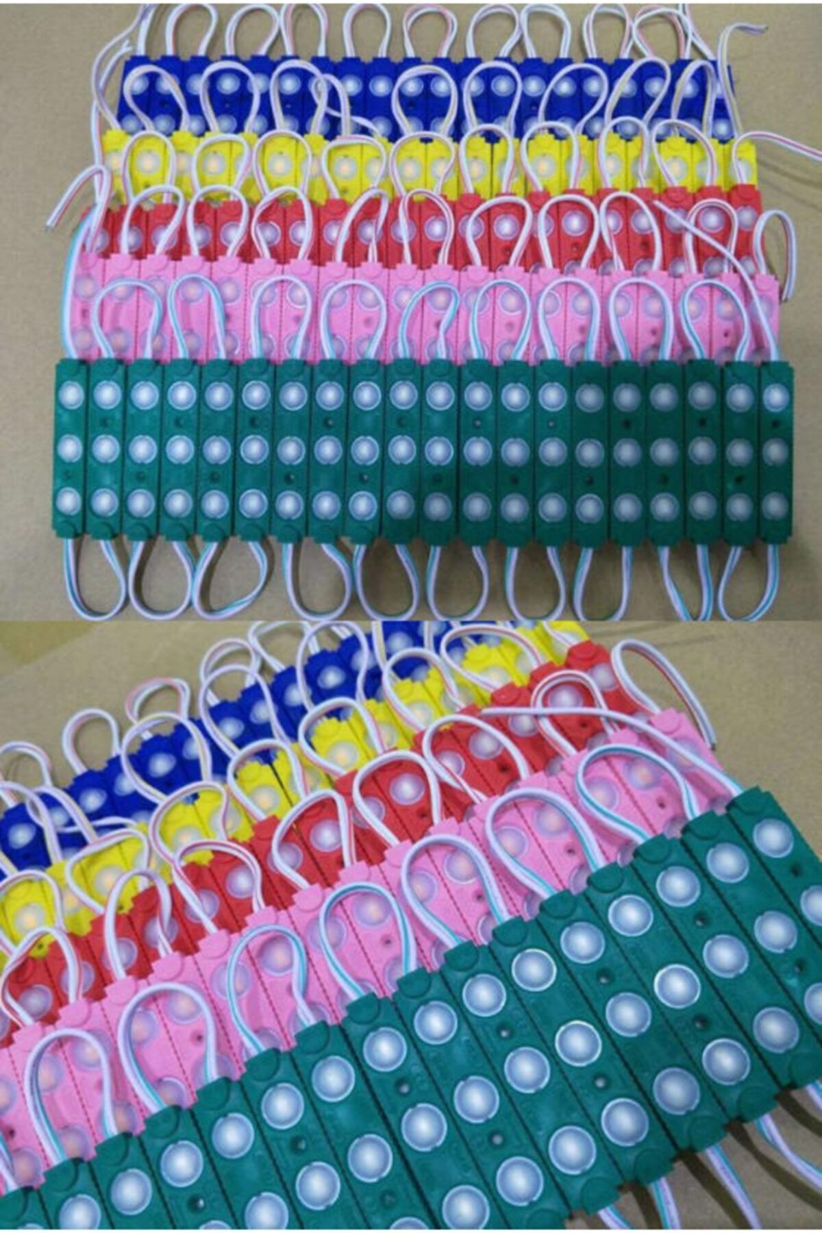 ZEMBİL Parmak Led Modül 1.5w 2835 Smd Mercekli Beyaz 12v 3 Ledli (2 ...