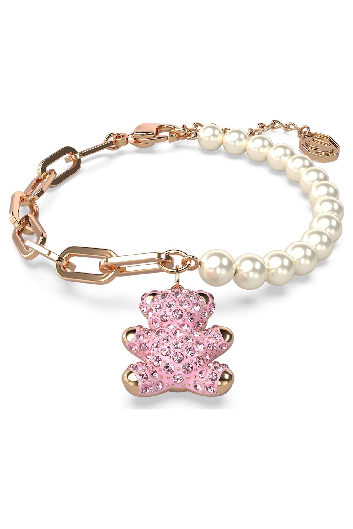 Swarovski 5669169 Swarovski Bilezik Mp Teddy:Bracelet Bear Lros/Ros M ...