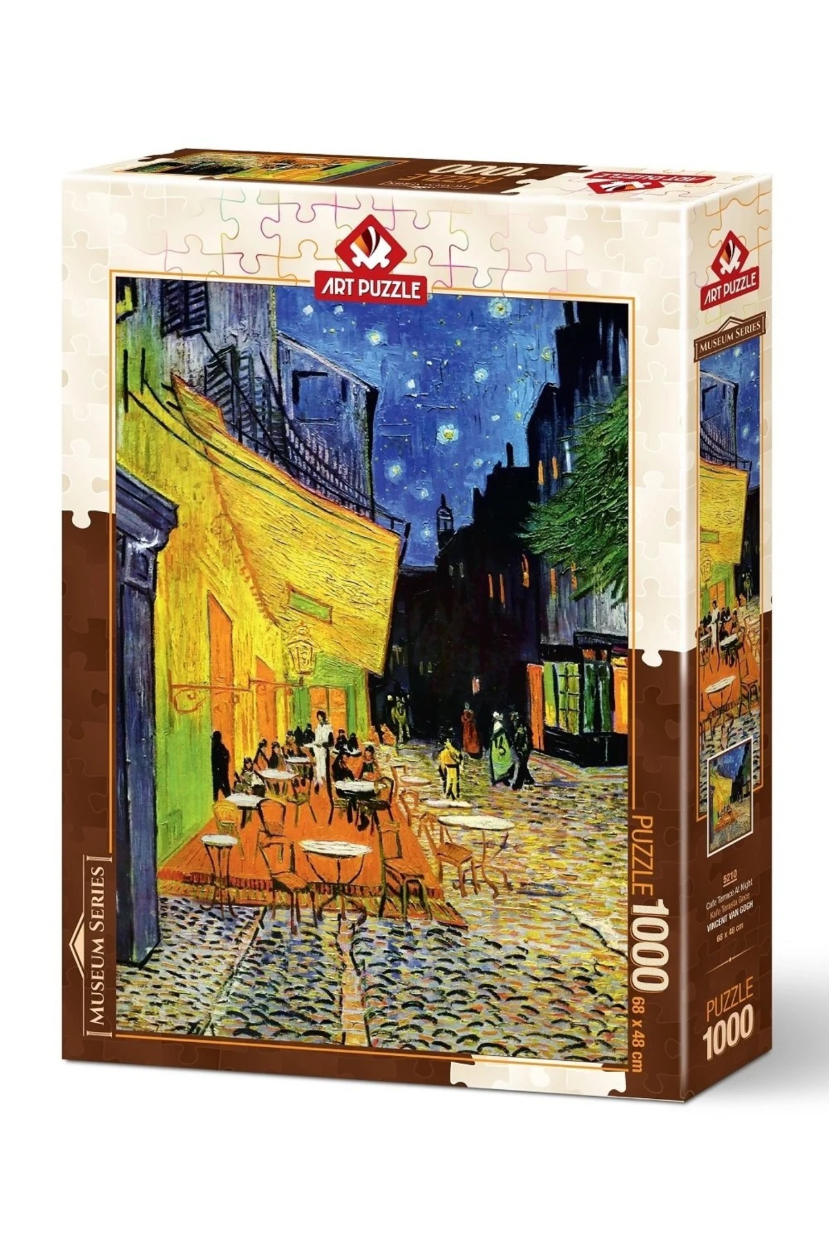 şazenur Kafe Terasta Gece Vincent Van Gogh 1000 Parça Art Puzzle 68x48 ...