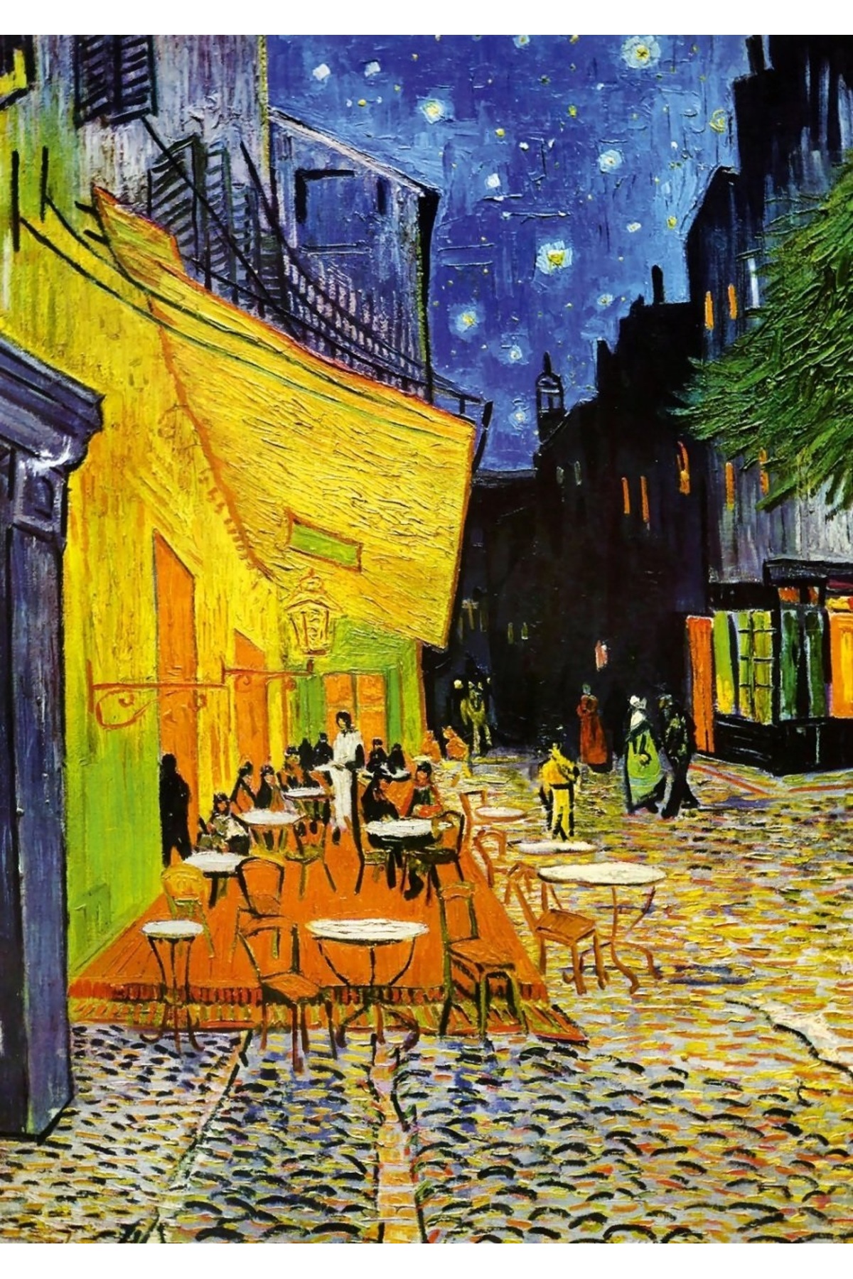 şazenur Kafe Terasta Gece Vincent Van Gogh 1000 Parça Art Puzzle 68x48 ...
