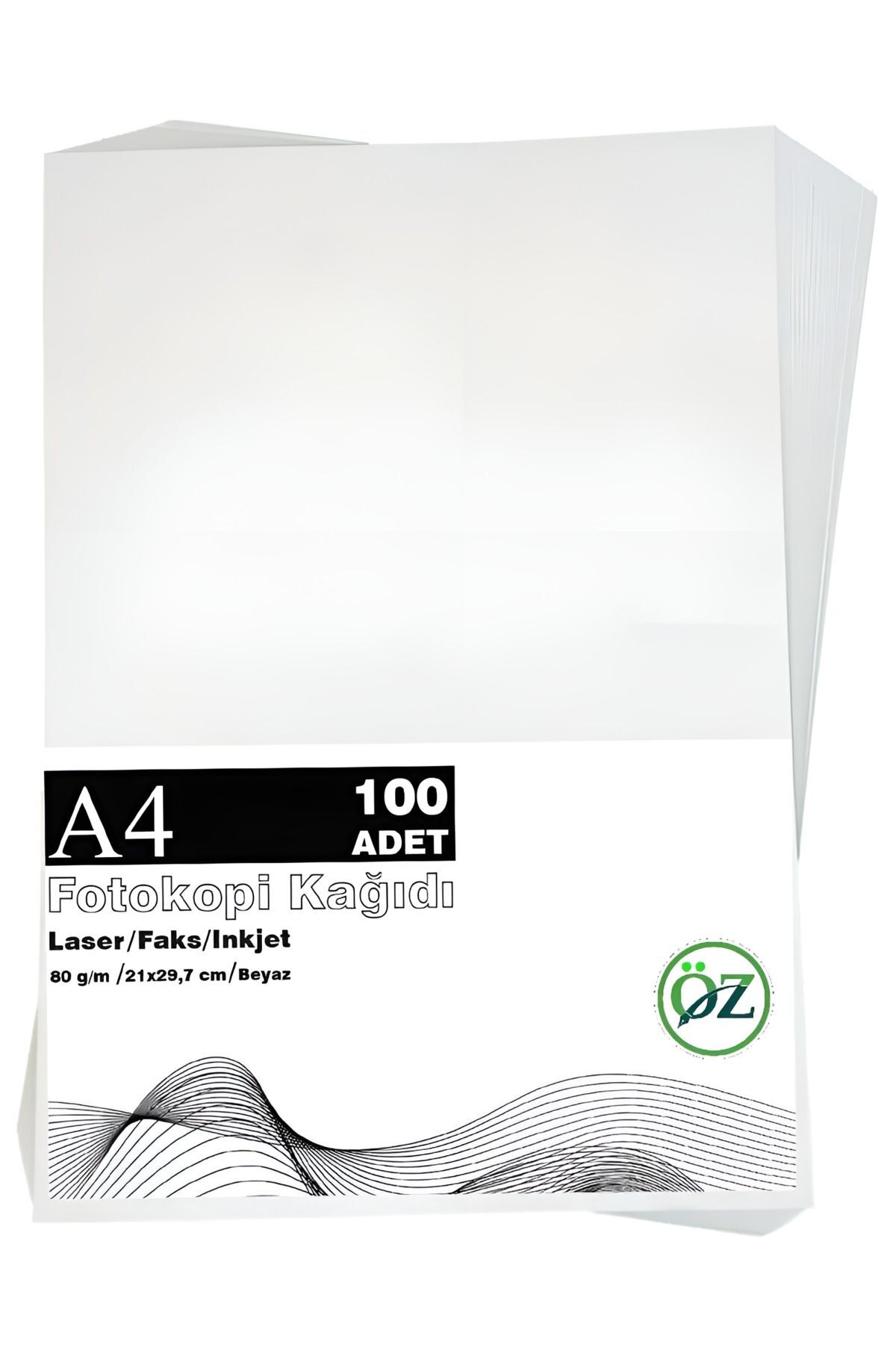 ÖZ KIRTASİYE Öz Kırtasiye A4 80 G/m² Beyaz Fotokopi Kağıdı 100'lü ...