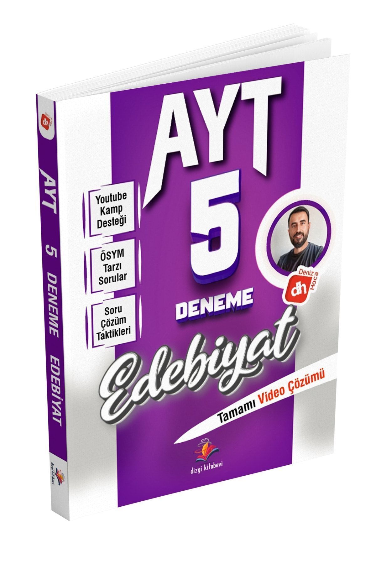 Dizgi Kitap Deniz Hoca Ayt Edebiyat 5 Deneme Sınavı 2025 - Fiyatı, Yorumları