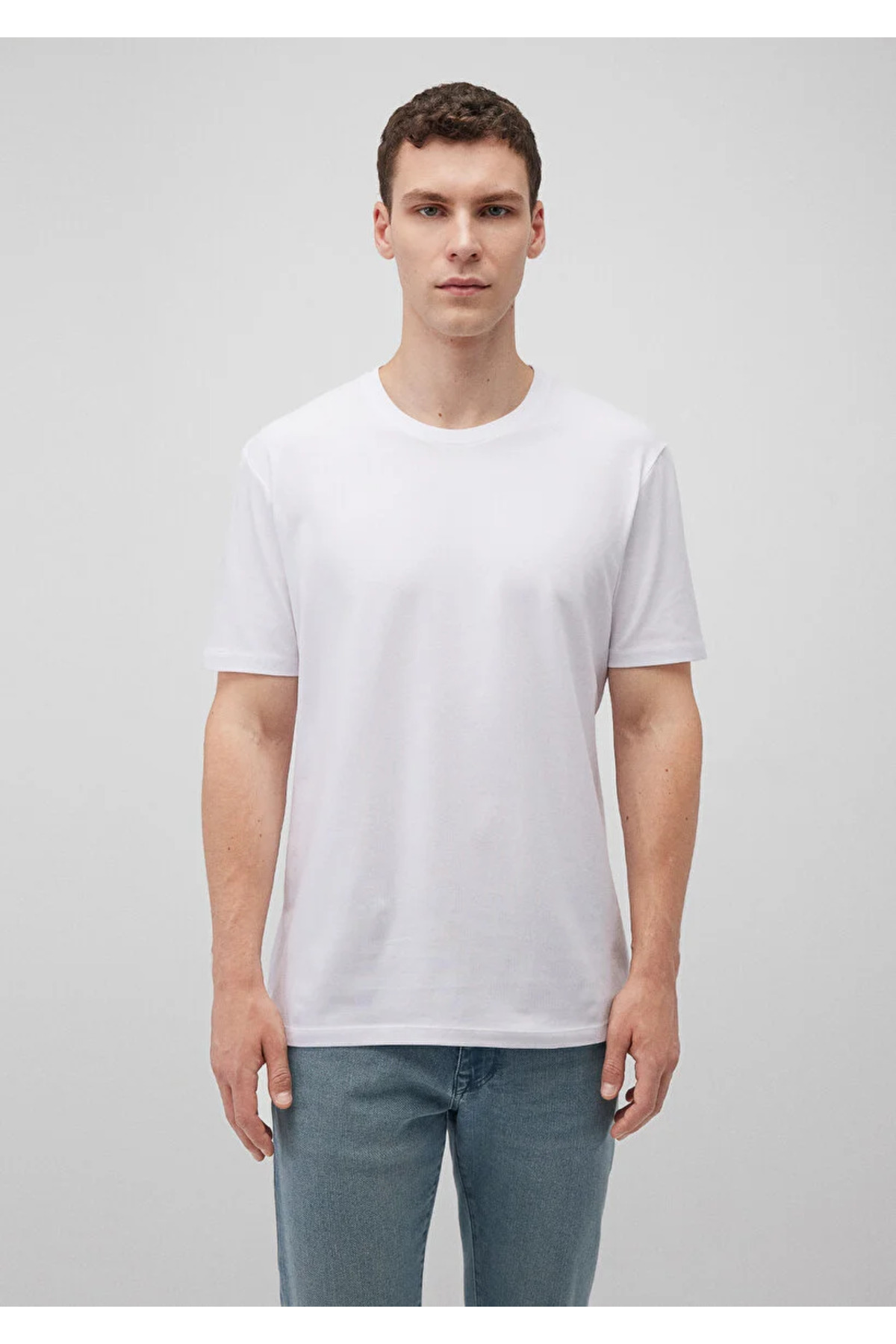 Mavi Stretch Beyaz Basic Tişört Fiyatı, Yorumları - Trendyol