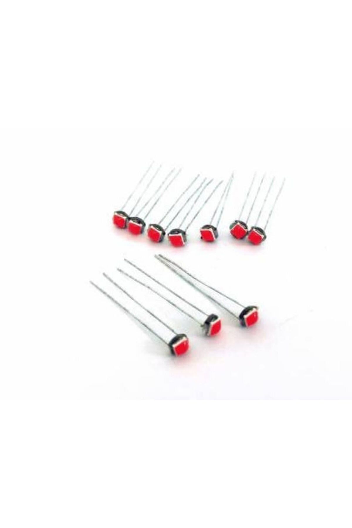 ZEMBİL 10 Adet T5 Led Ampul Kıl Bacak Tel Bacak Kılçık Ampul Kırmızı ...